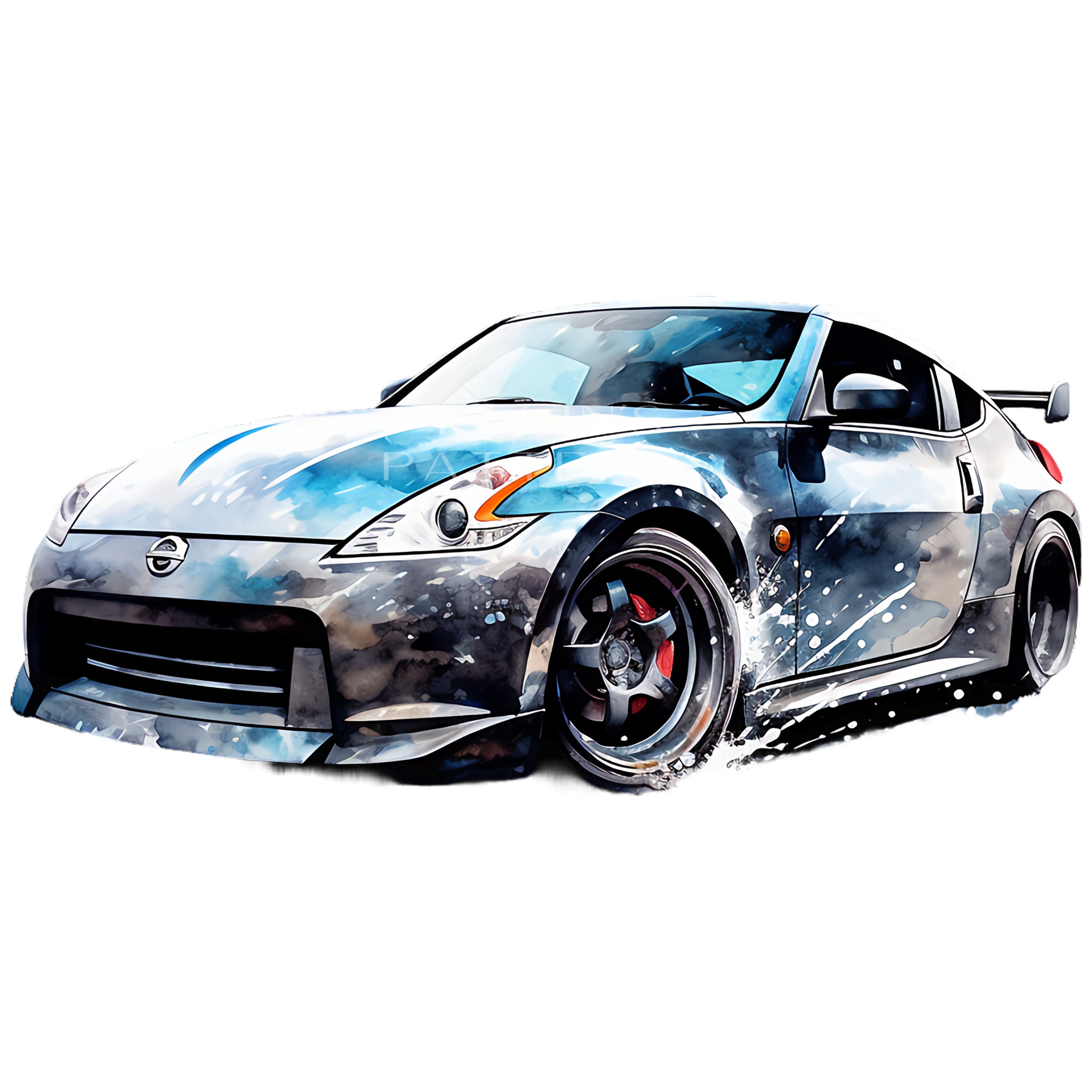 Nissan 350Z Clipart PNG - Etsy
