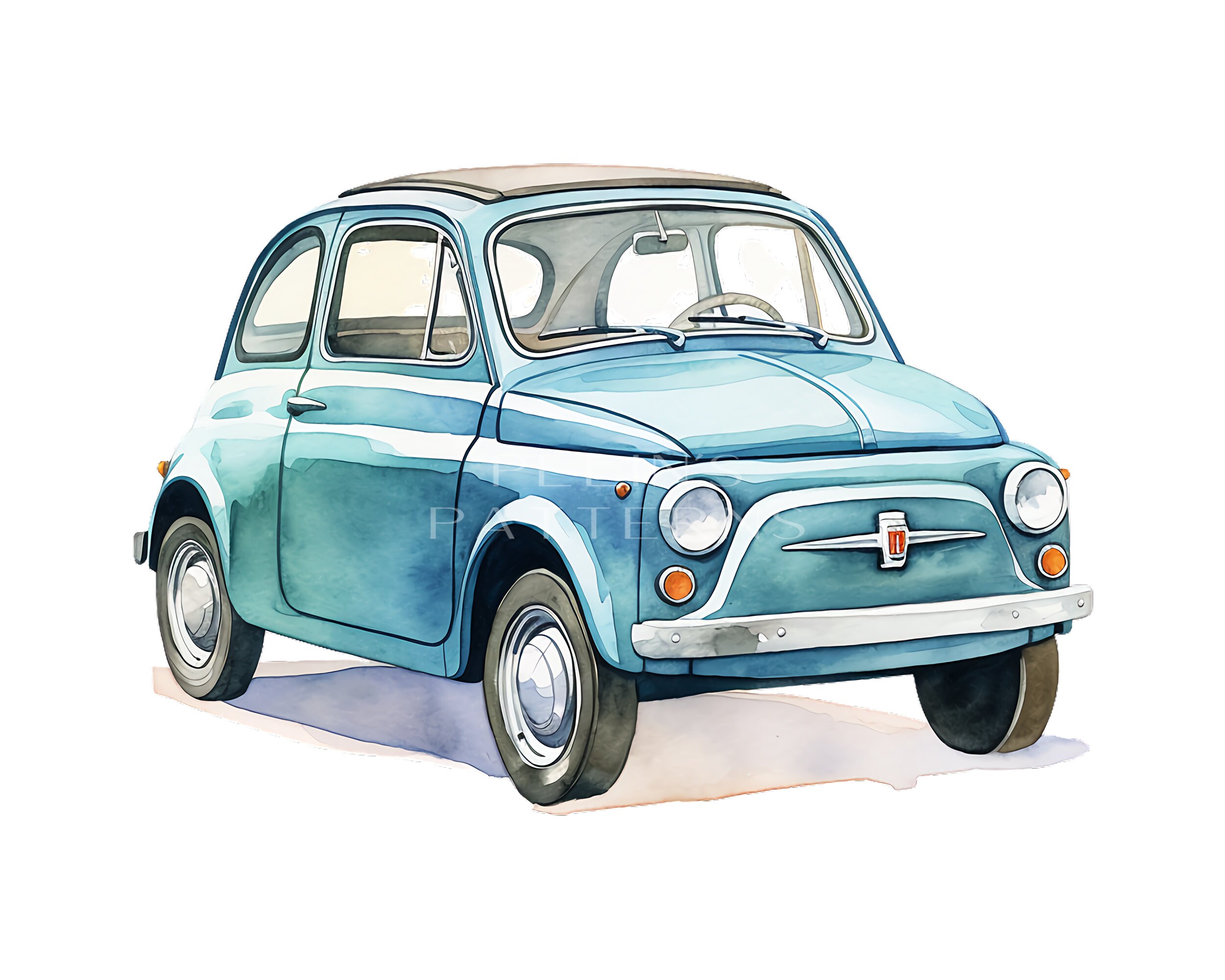 Fiat 500 Clipart PNG, Fiat 500 JPG, Fiat 500 Clip Art, Fiat 500 ...