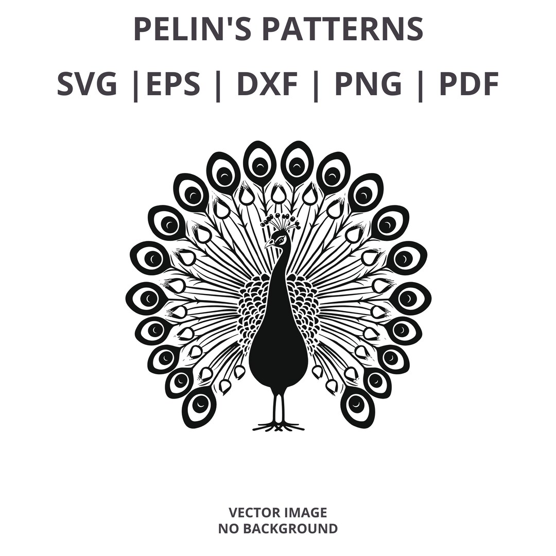 Peacock Svg, Peacock Eps, Peacock Dxf, Peacock Png, Peacock Pdf ...