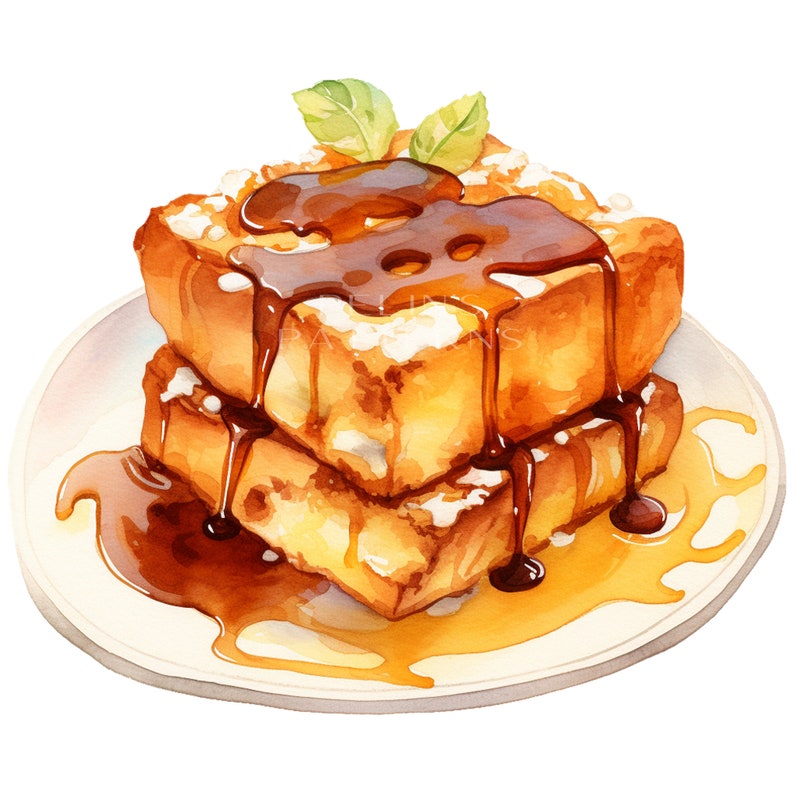 Bread Pudding Png Clipart - Etsy