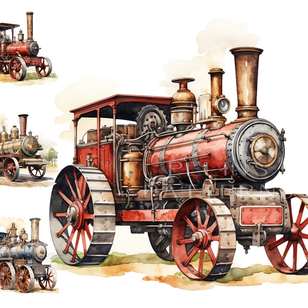 Traction Engine - Etsy