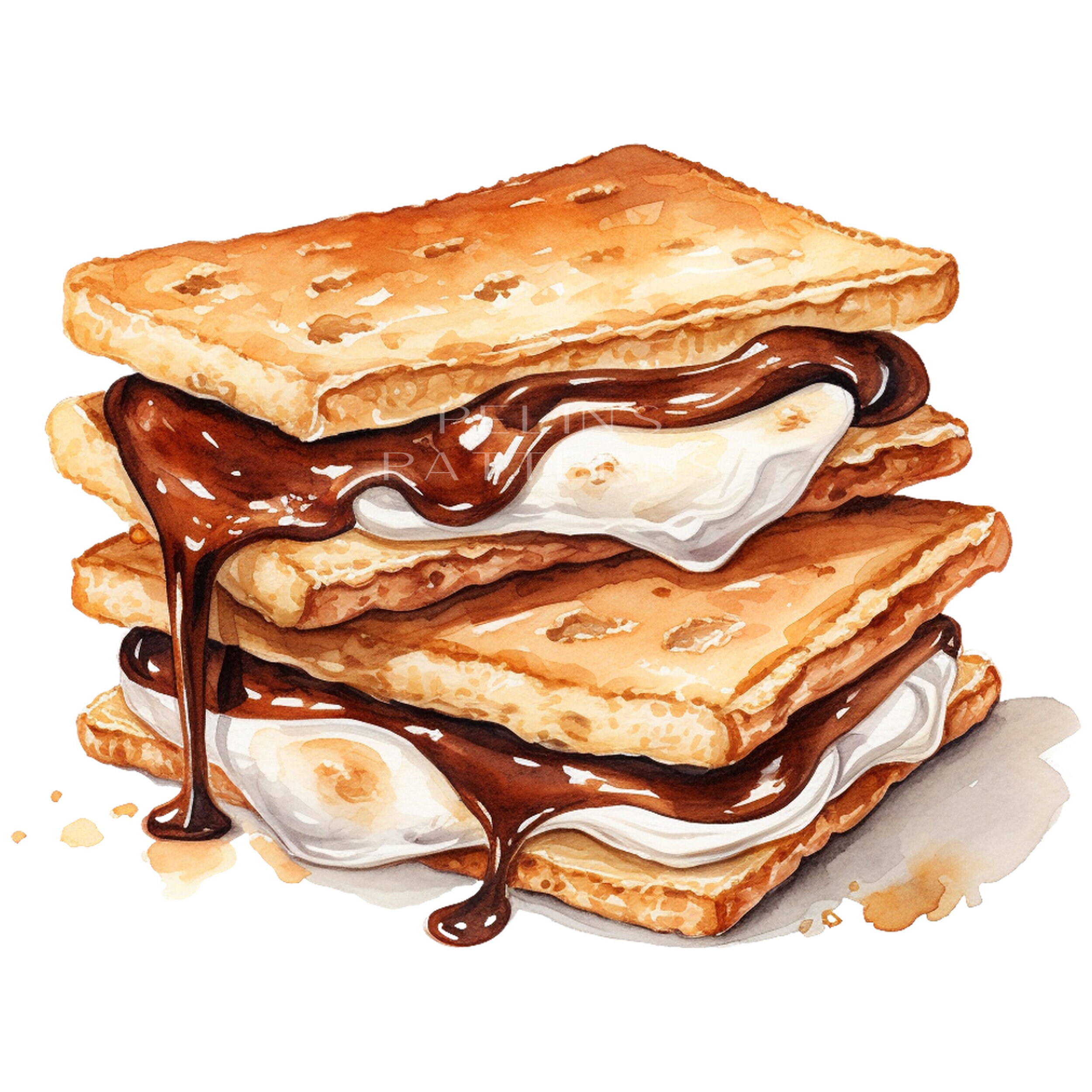 Smores Png Clipart - Etsy
