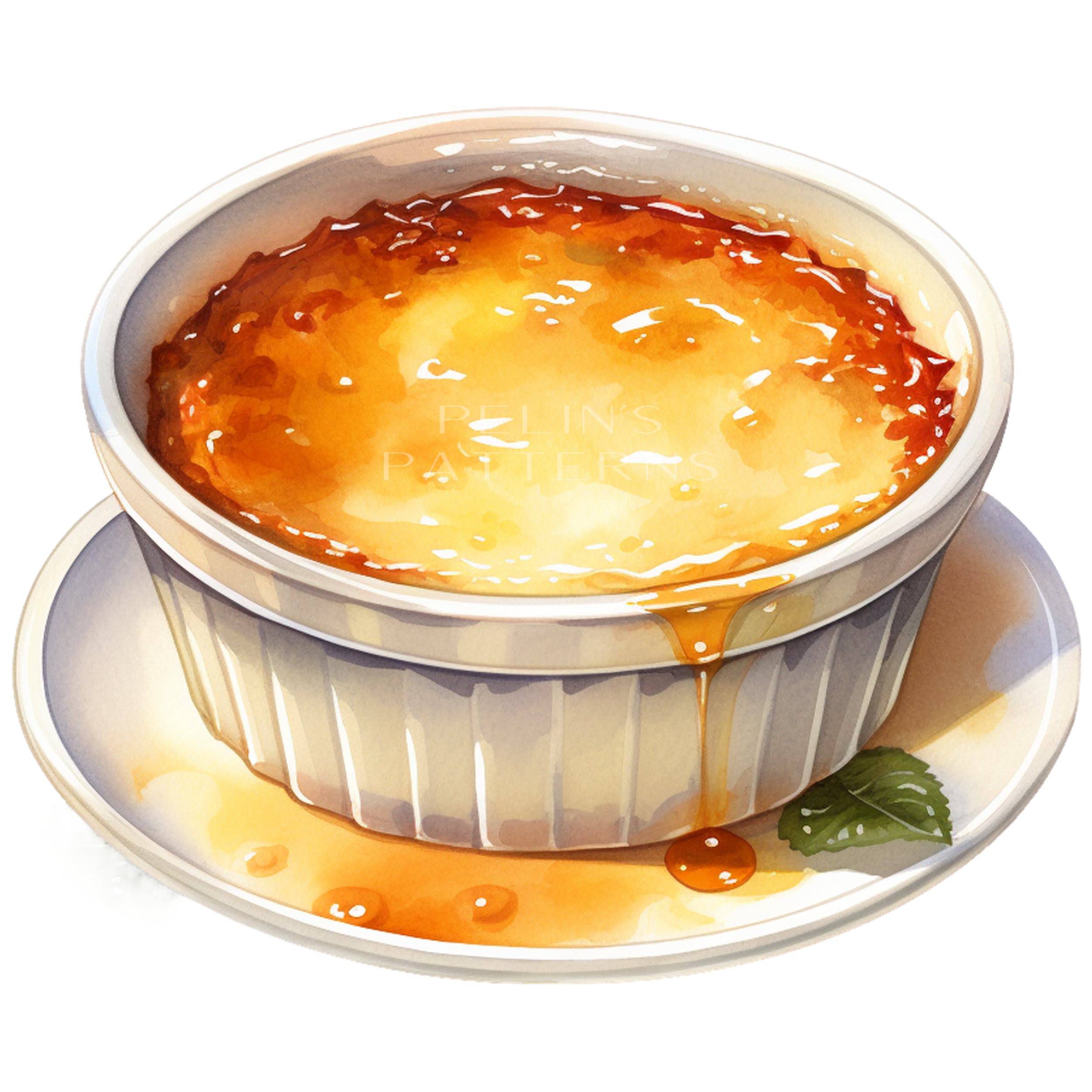 Creme Brulee Png Clipart - Etsy