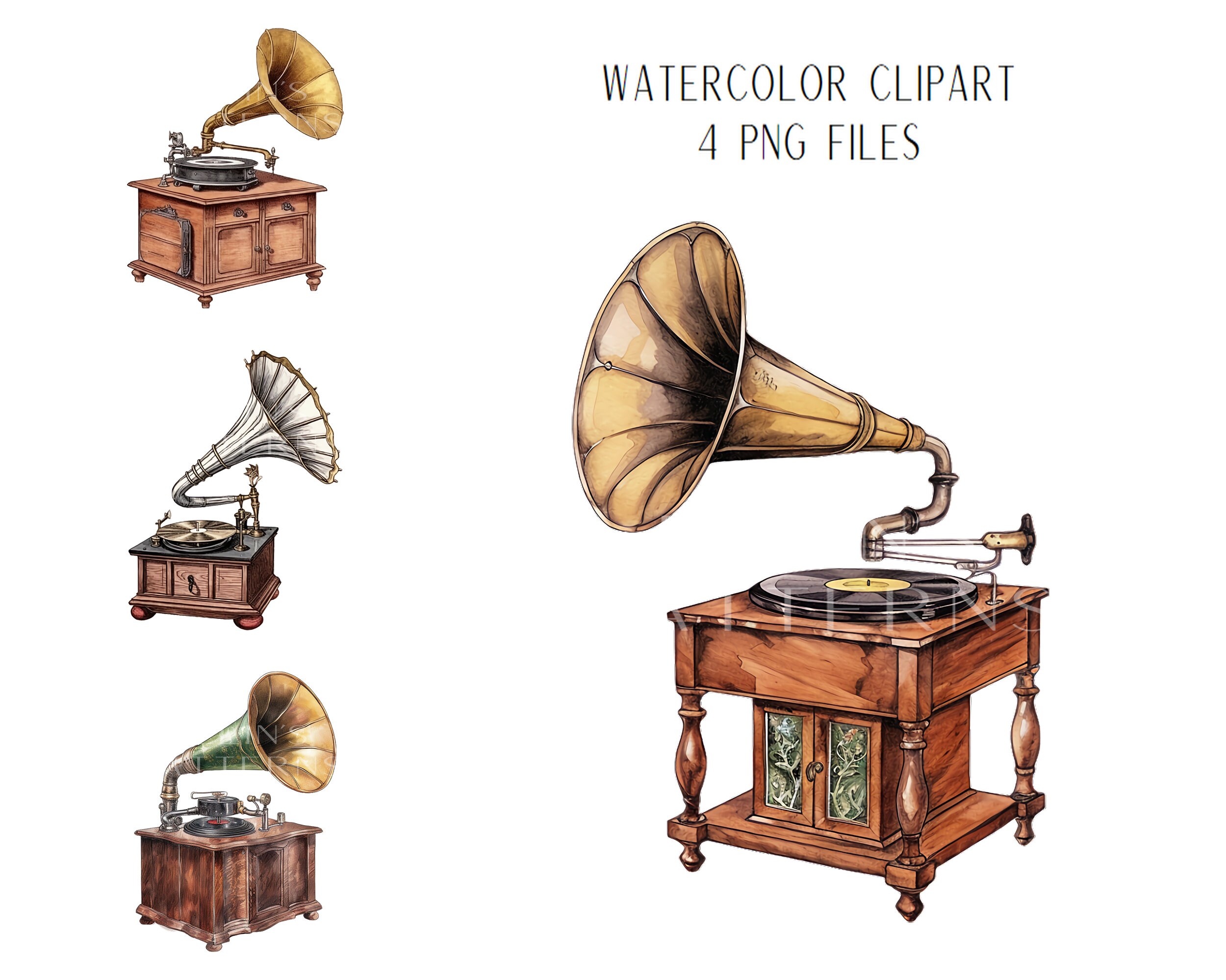 Phonograph Clipart