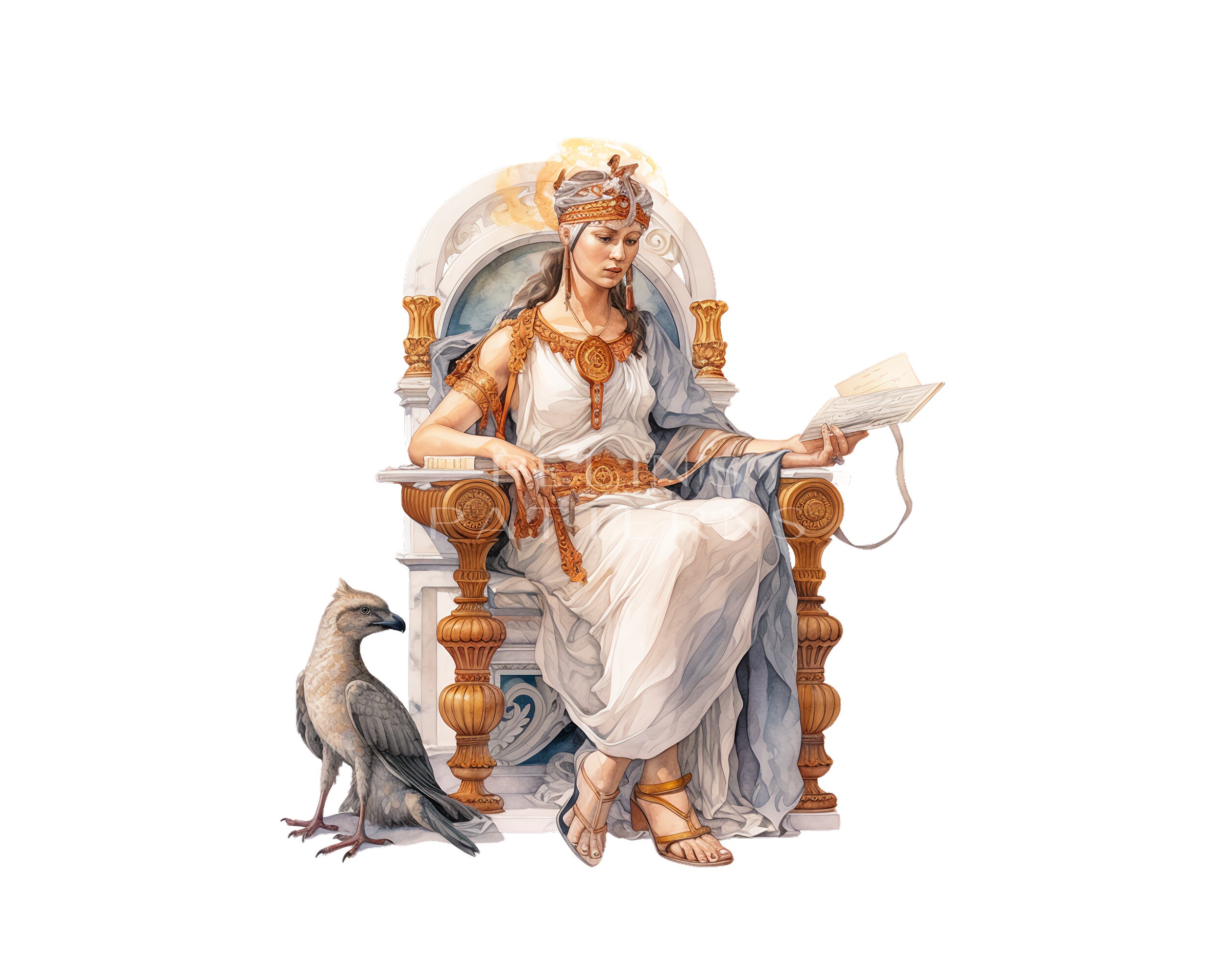 Oracle of Delphi Magical Clipart PNG - Etsy