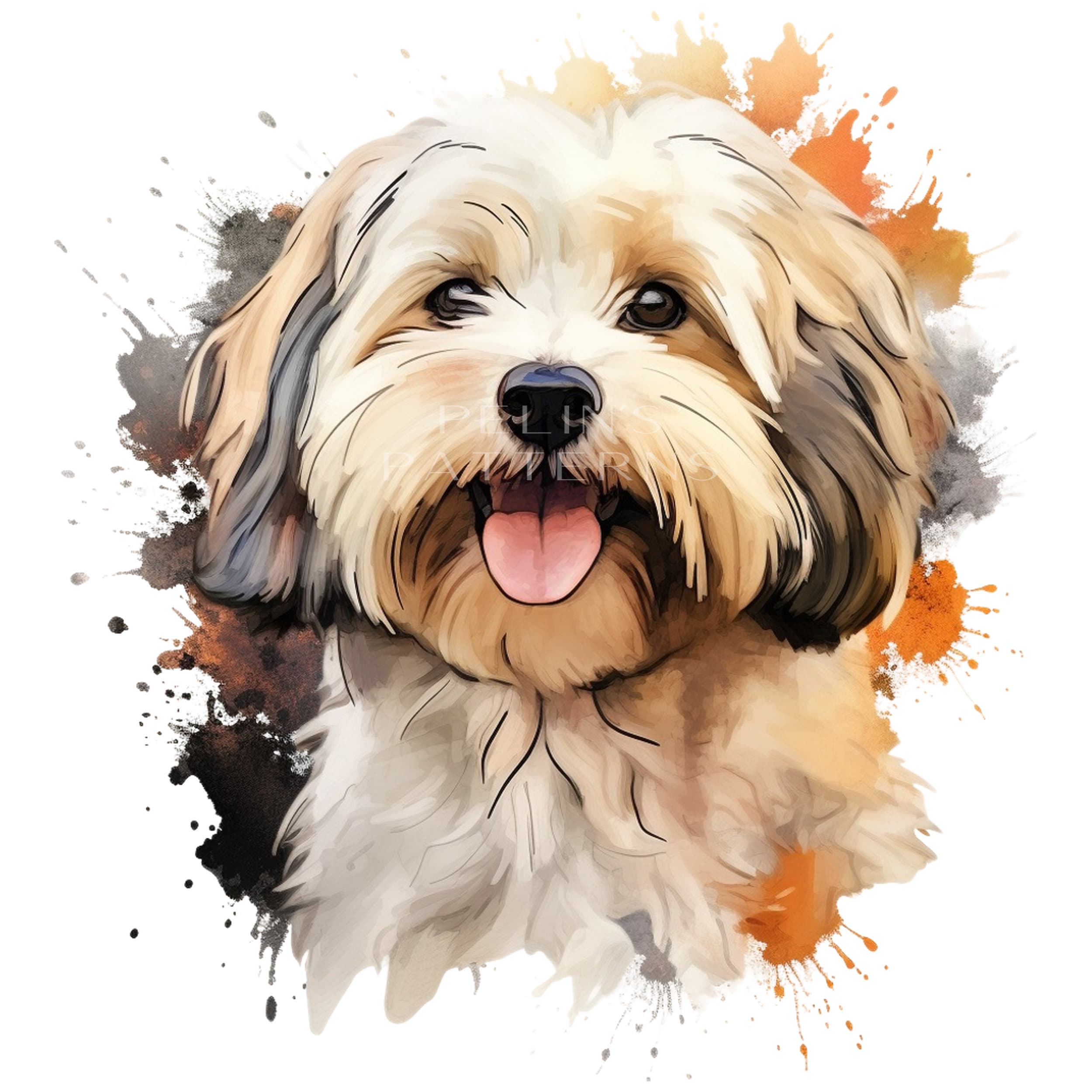 Havanese Dog Png Clipart - Etsy