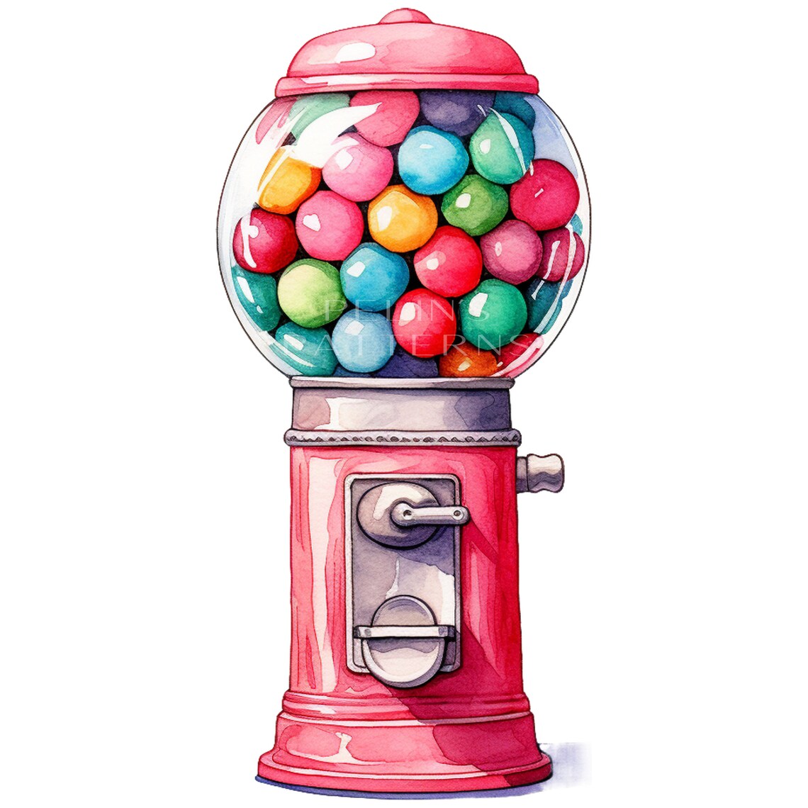 Gumball Machine Png Clipart - Etsy