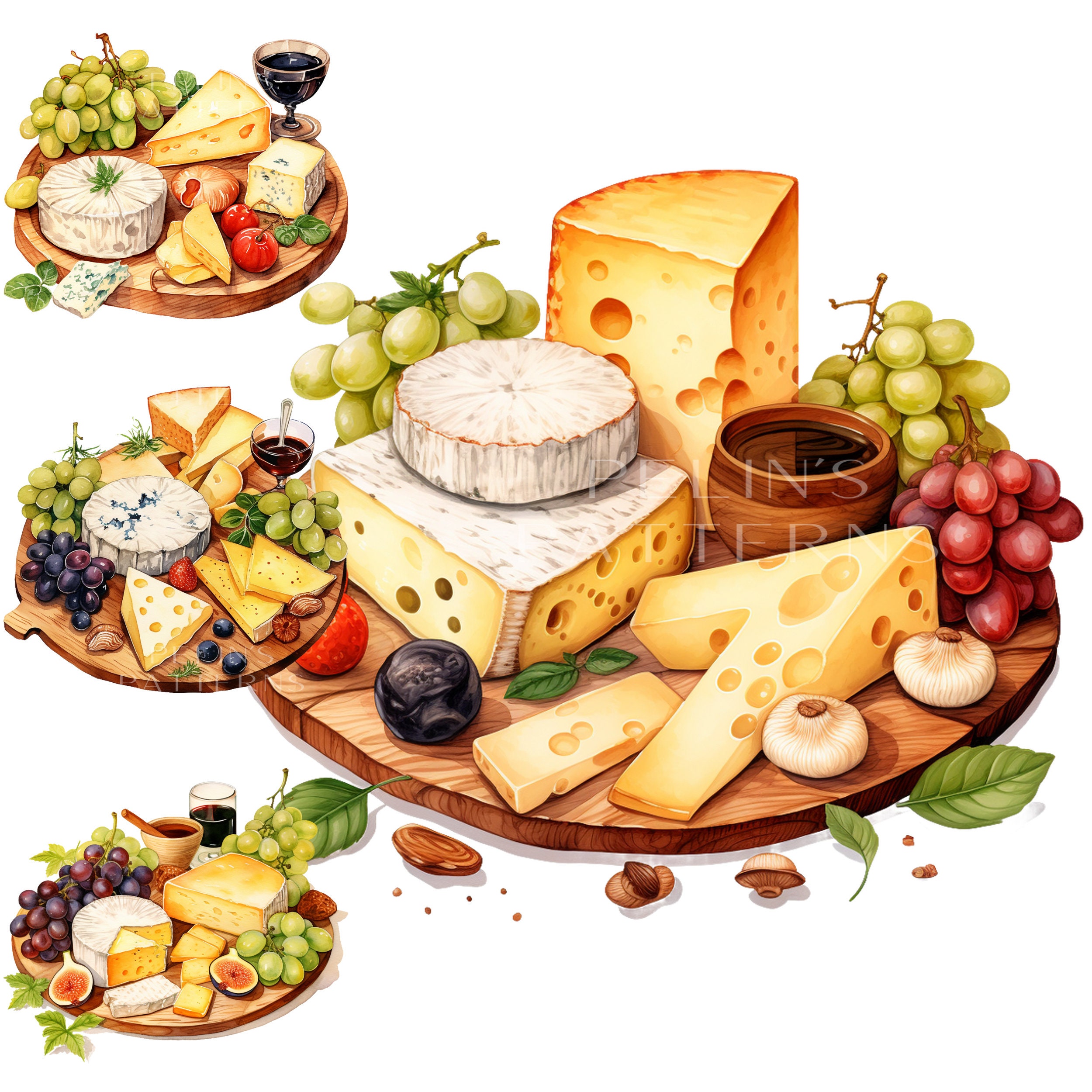 Cheese Board Png Clipart - Etsy Canada