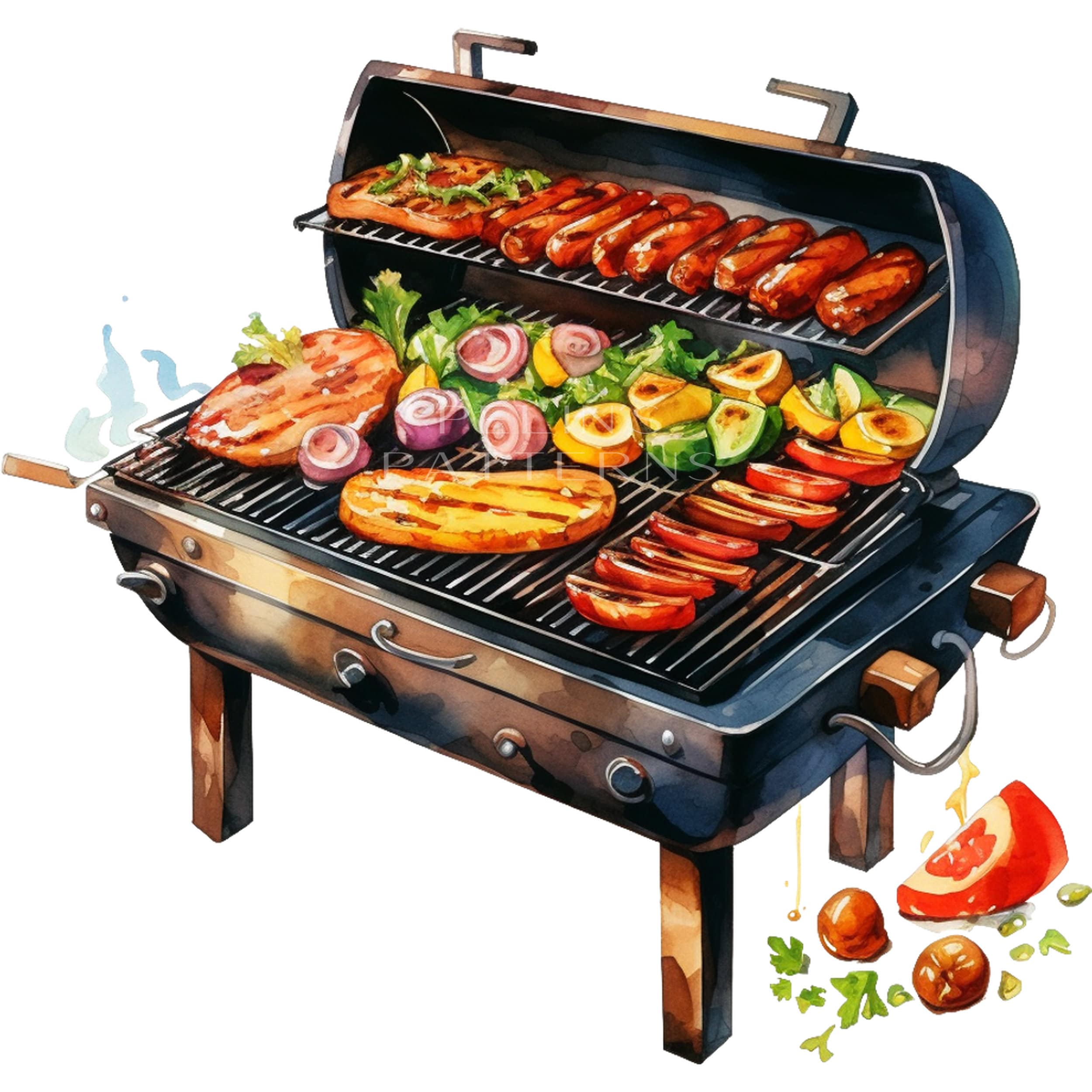 Grill Clipart PNG - Etsy