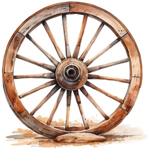 Wagon Wheel Png Clipart - Etsy