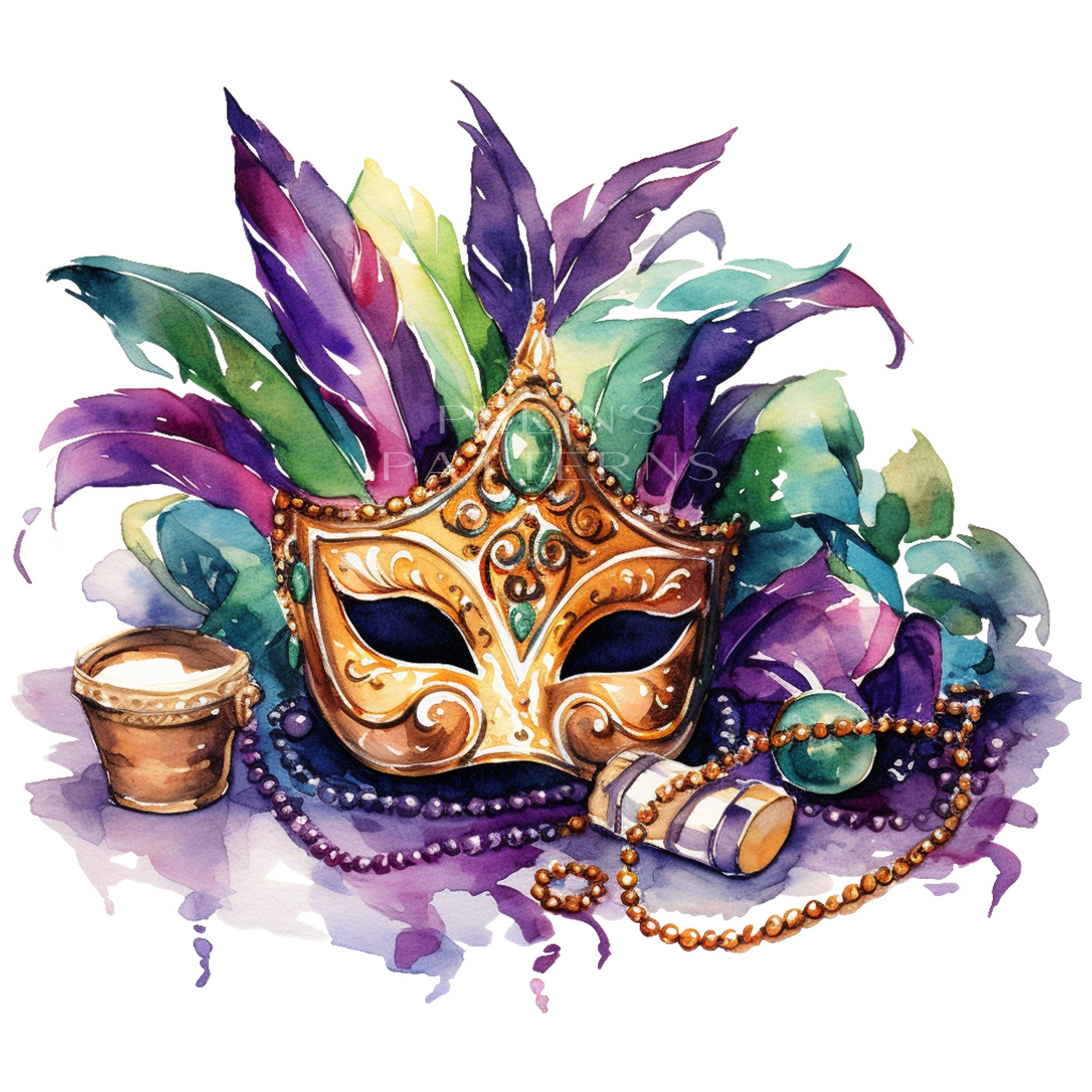 Mardi Gras Clipart Png - Etsy