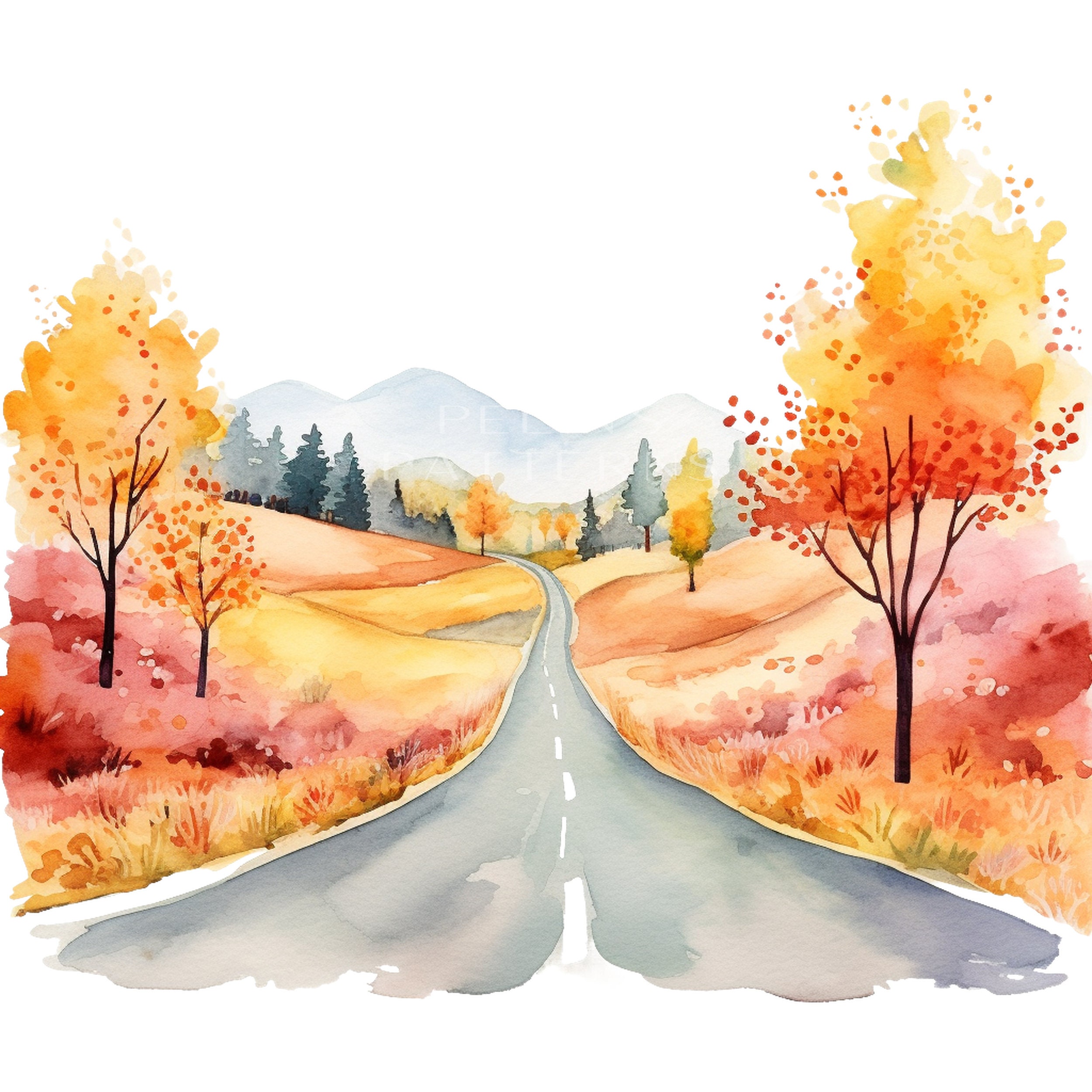 Road Clipart PNG - Etsy