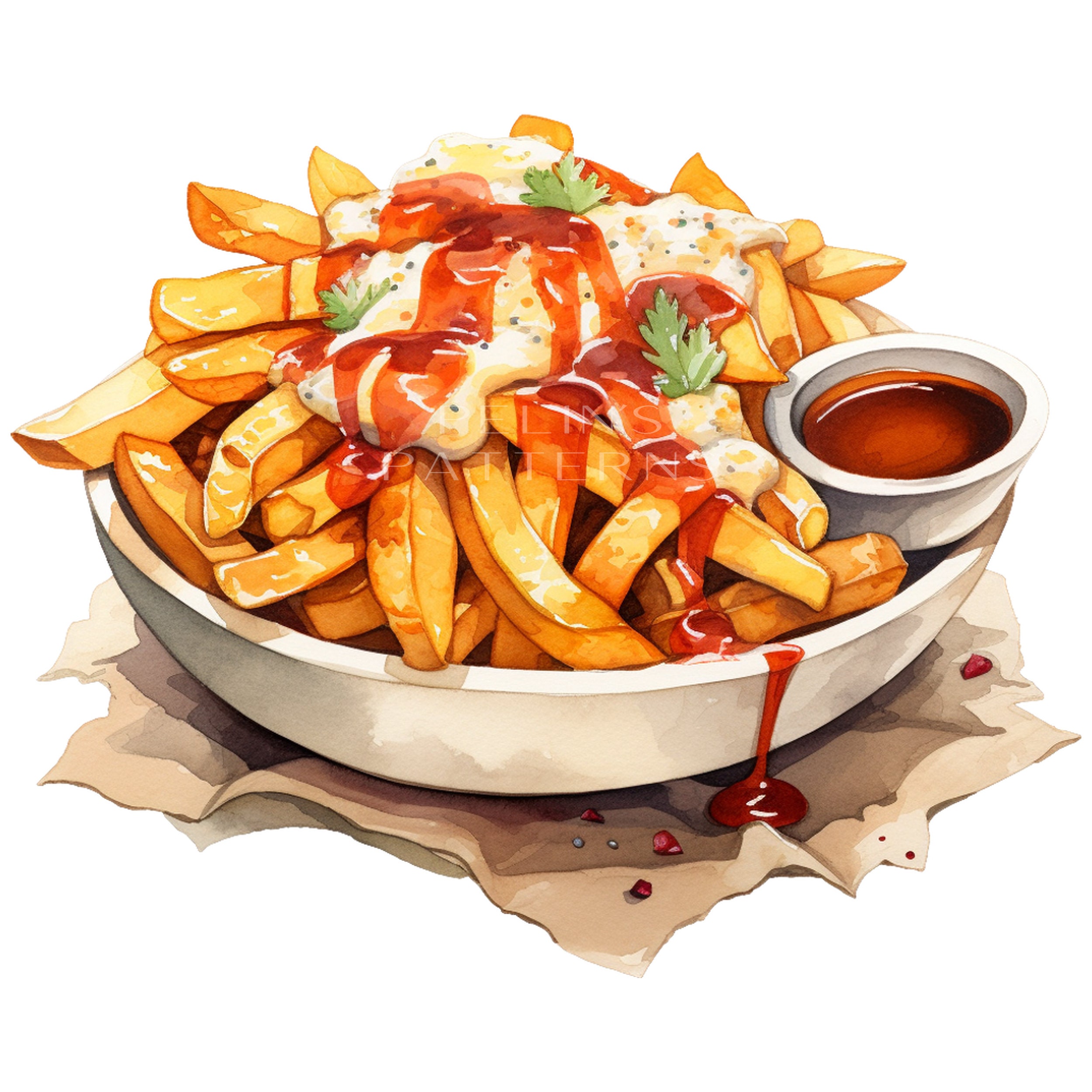 Poutine Png Clipart - Etsy
