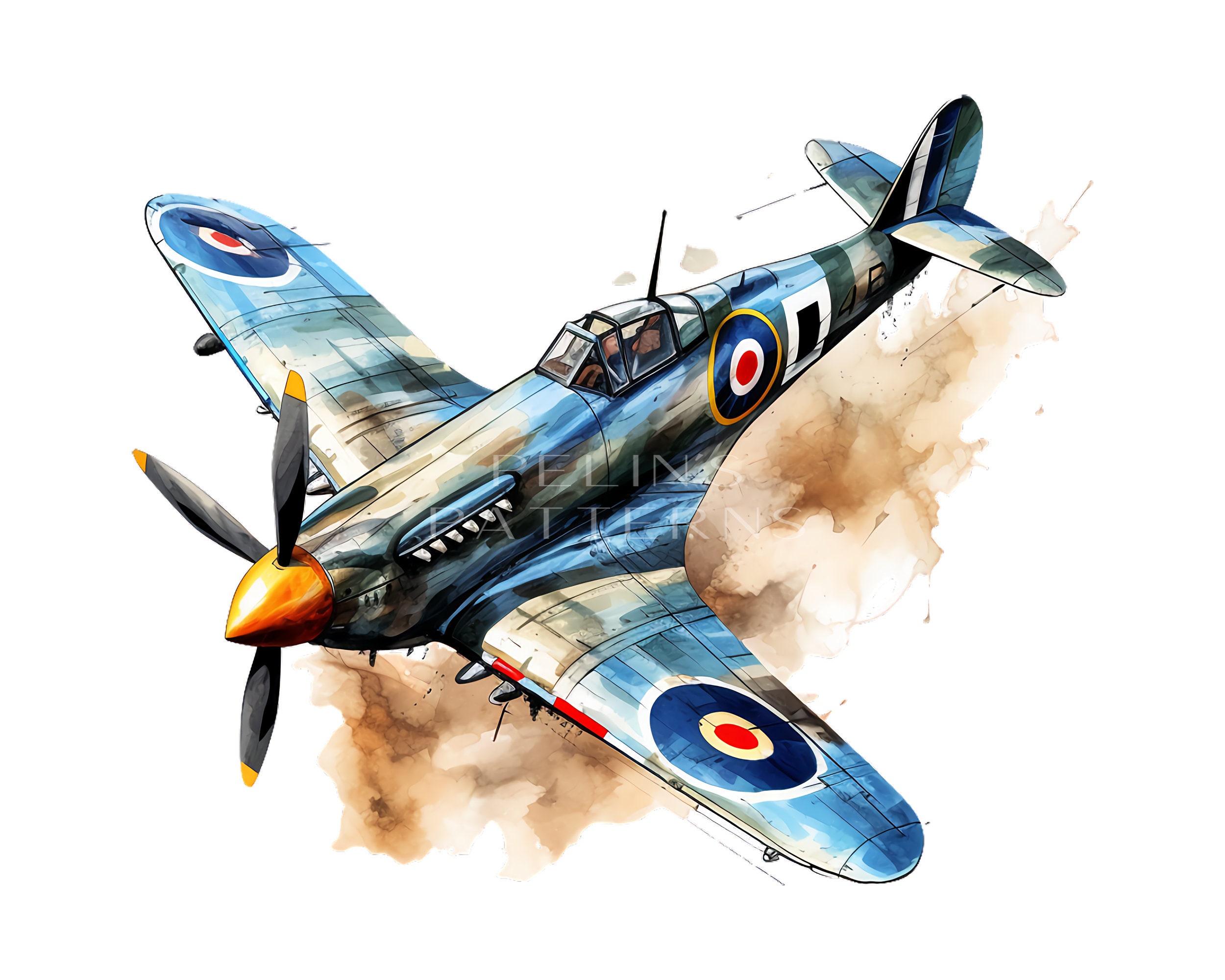 Spitfire Fighter Plane Clipart PNG, Spitfire Clipart PNG, Spitfire JPG ...
