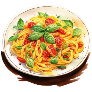 Pasta Png Clipart - Etsy