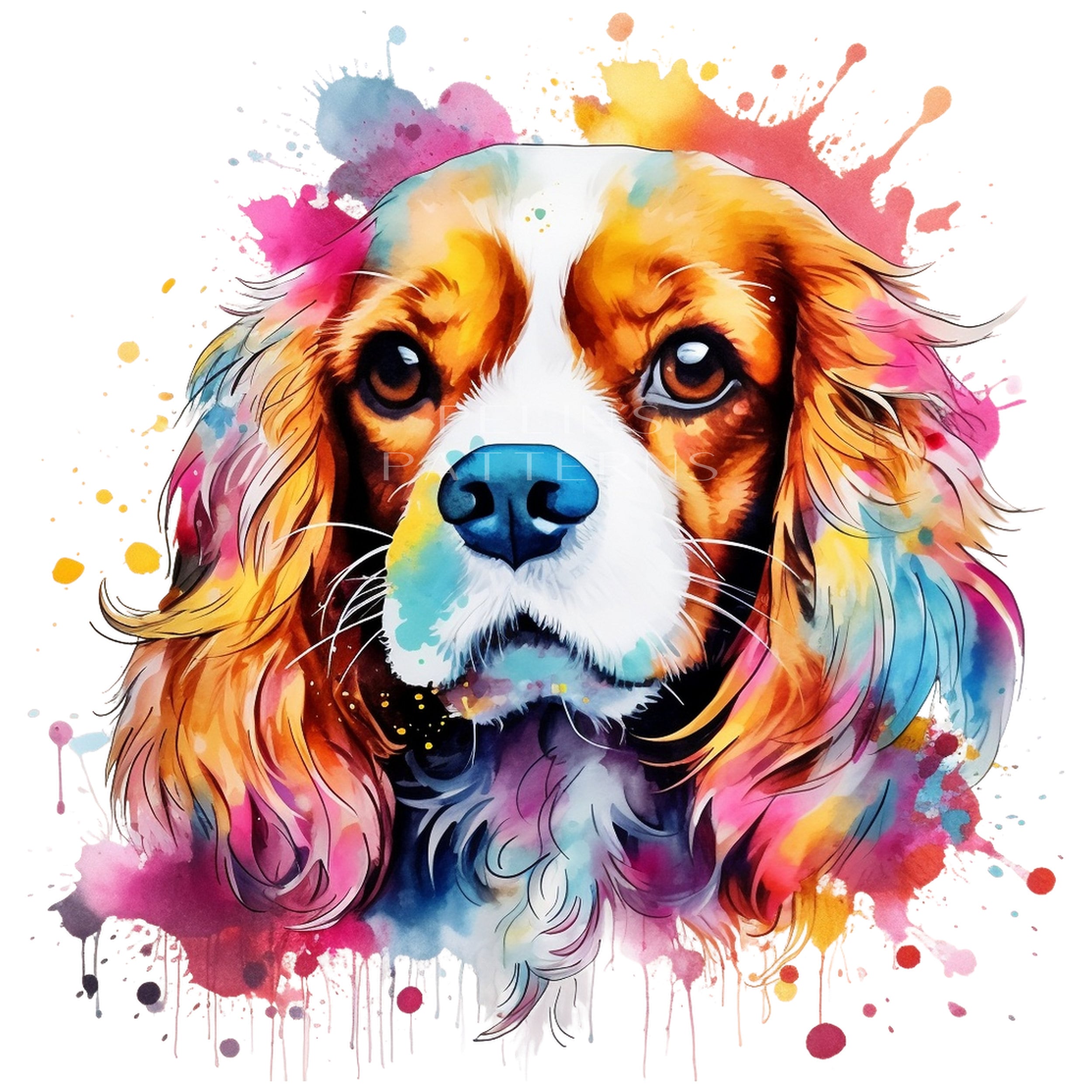 King Charles Spaniel Png Clipart - Etsy