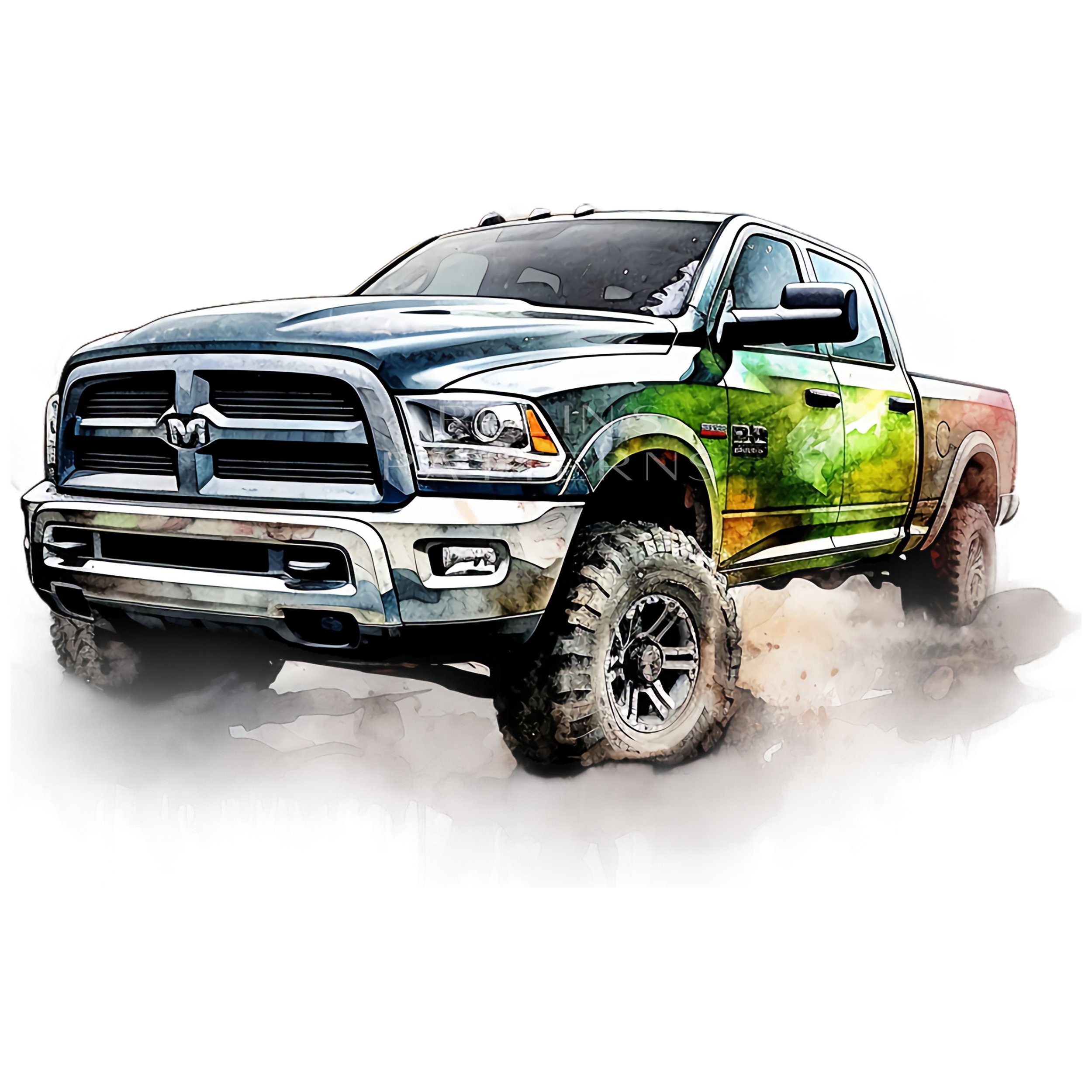Dodge Ram Clipart PNG - Etsy