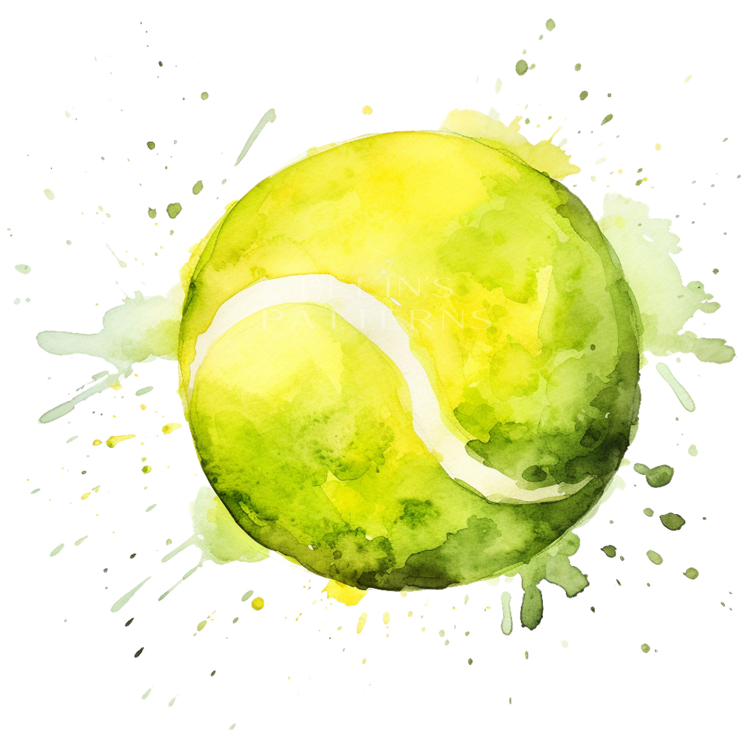 Tennis Ball Clipart Png - Etsy