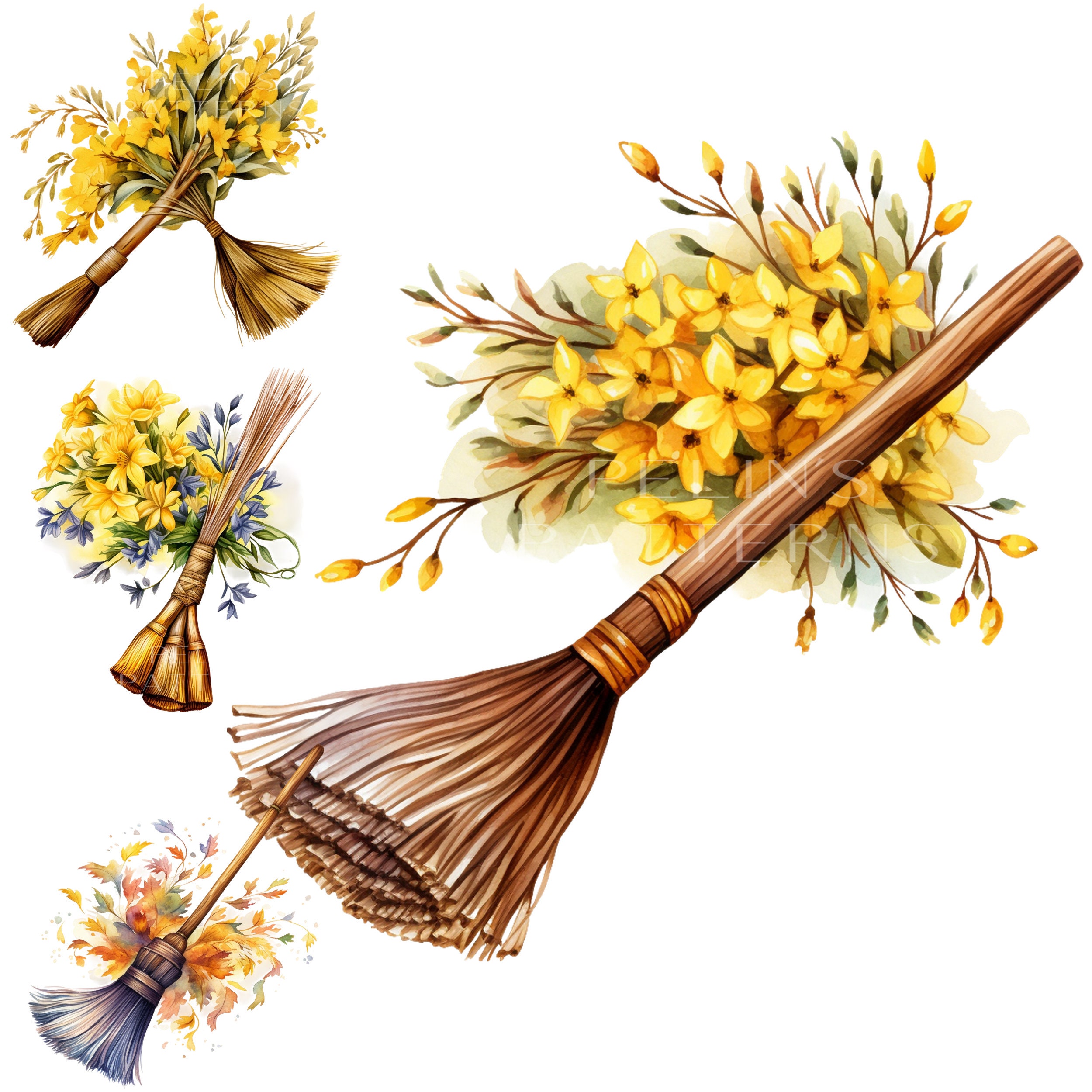 Broom Clipart Png - Etsy