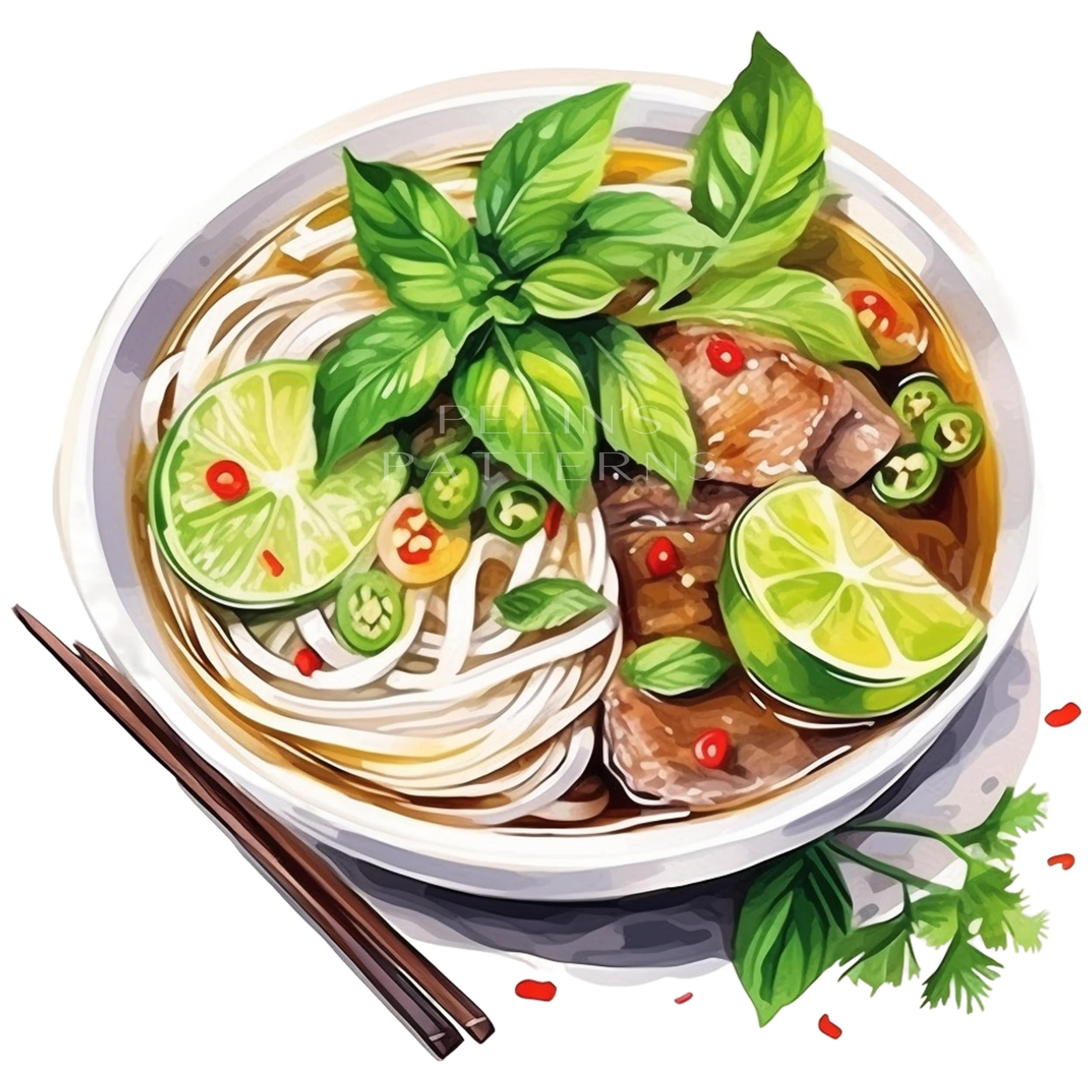 Pho Png Clipart - Etsy