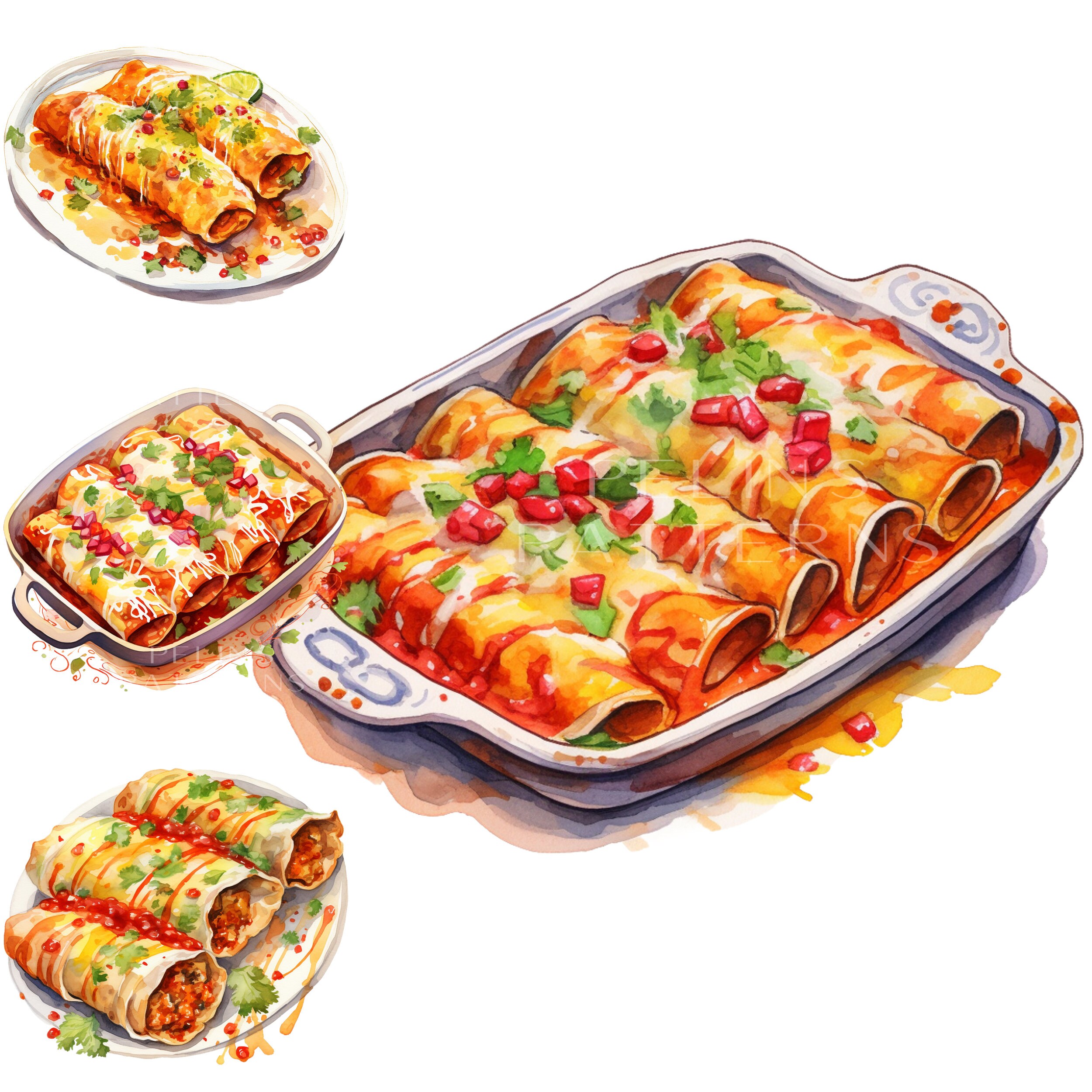 Enchiladas Clipart