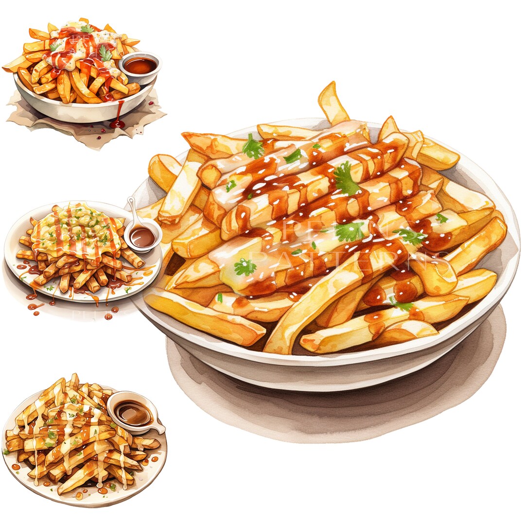 Poutine Png Clipart - Etsy