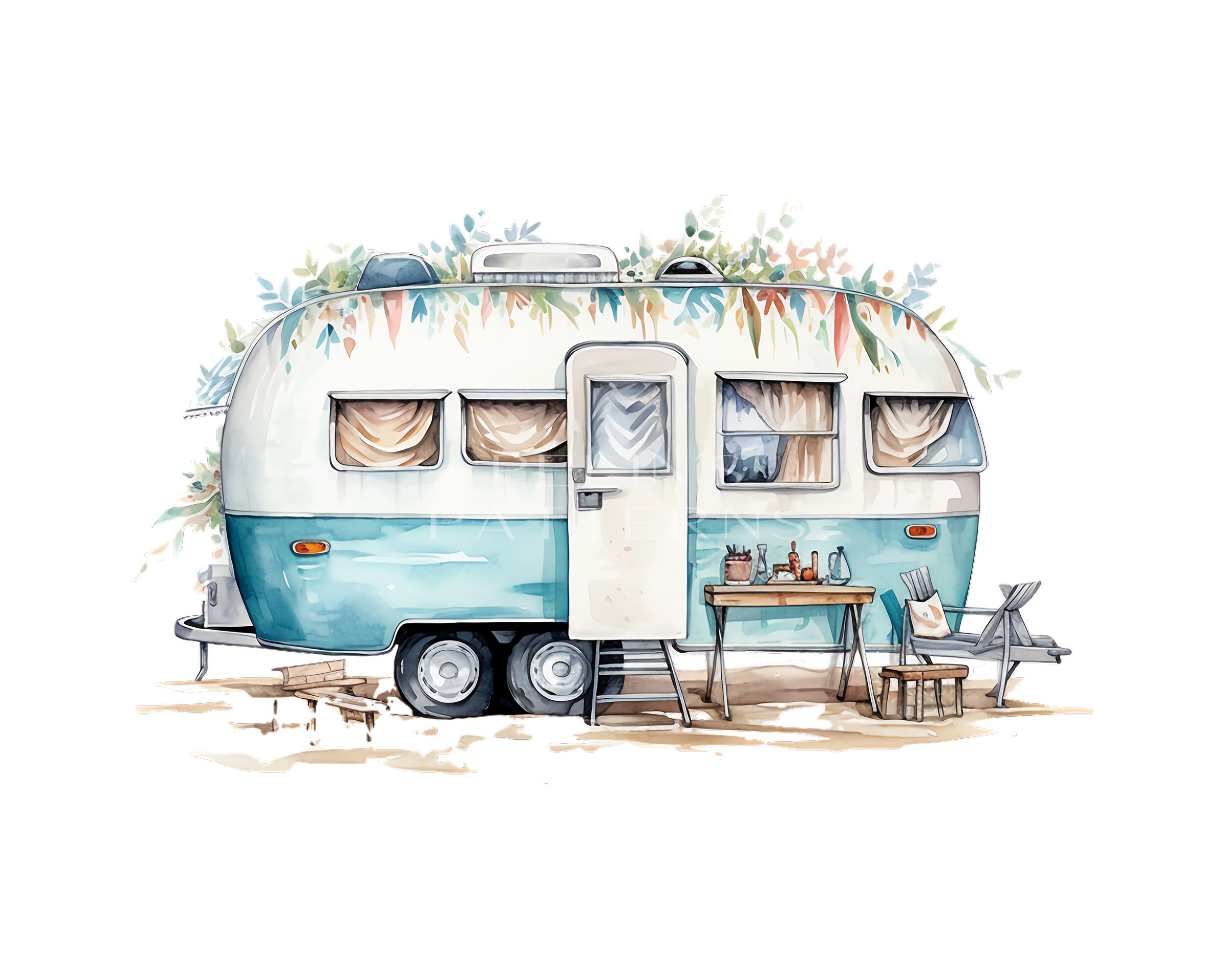 Airstream Bambi Clipart PNG - Etsy