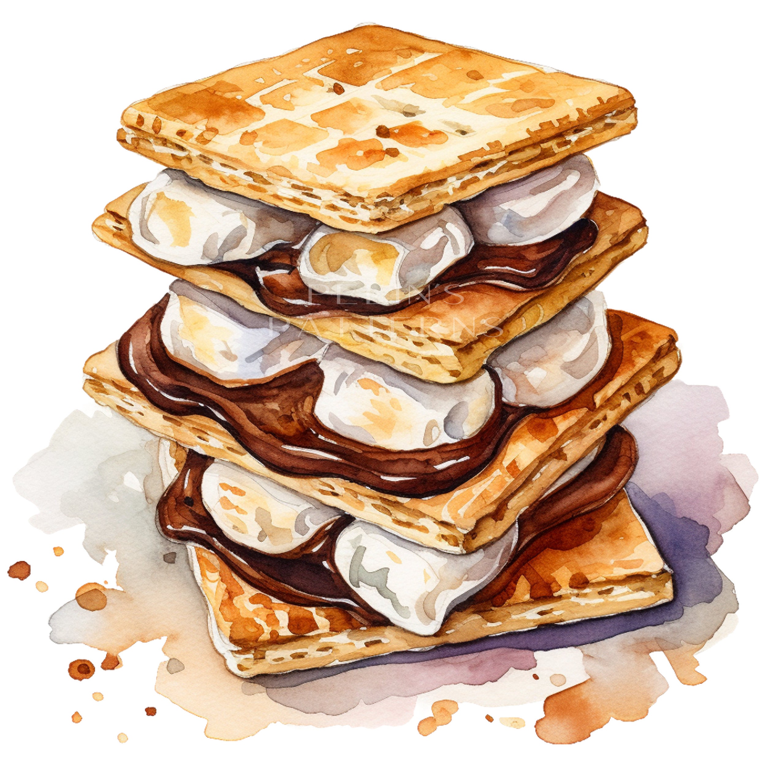 Smores Png Clipart - Etsy