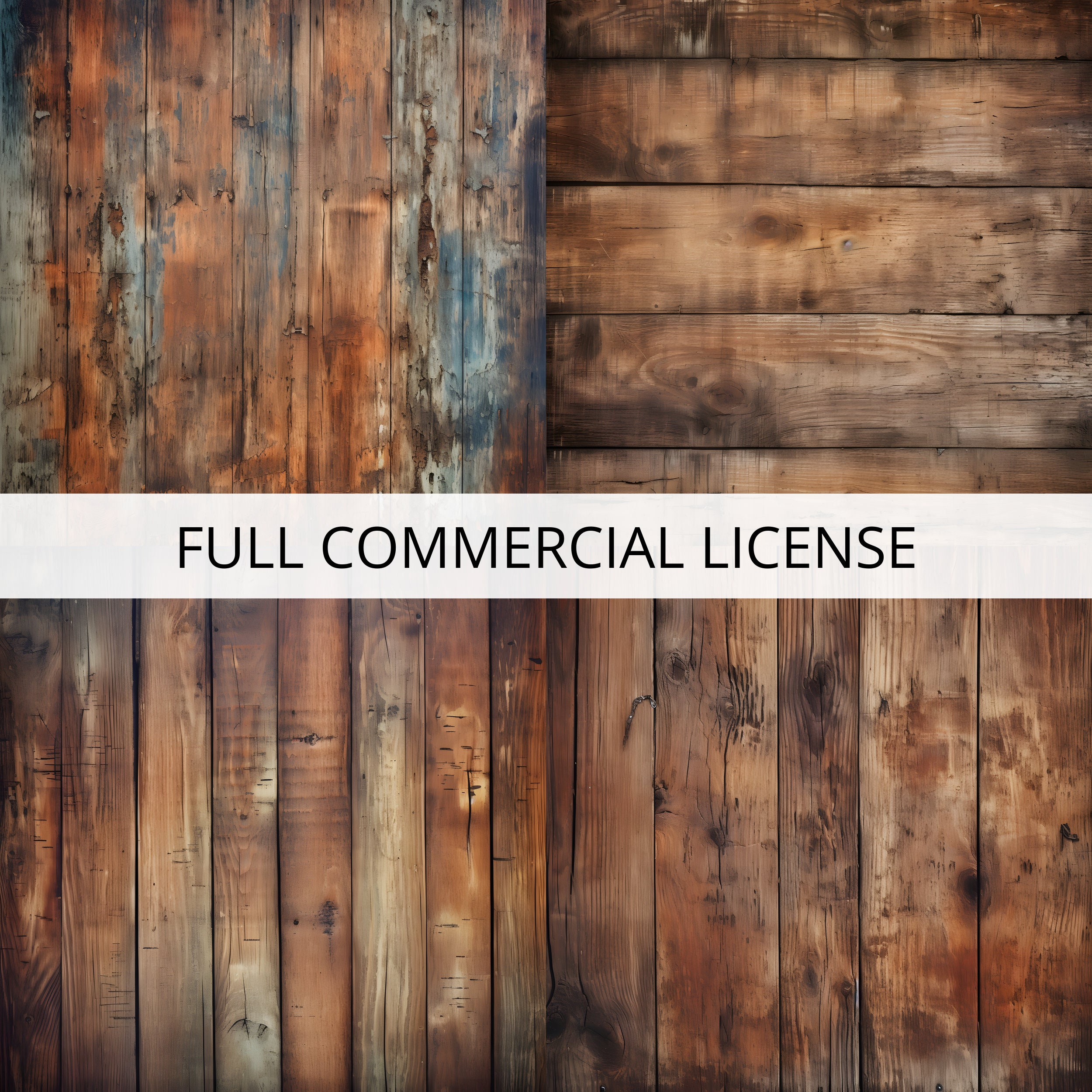 12 Distressed Wood Textures Digital Paper Wood Pattern - Etsy