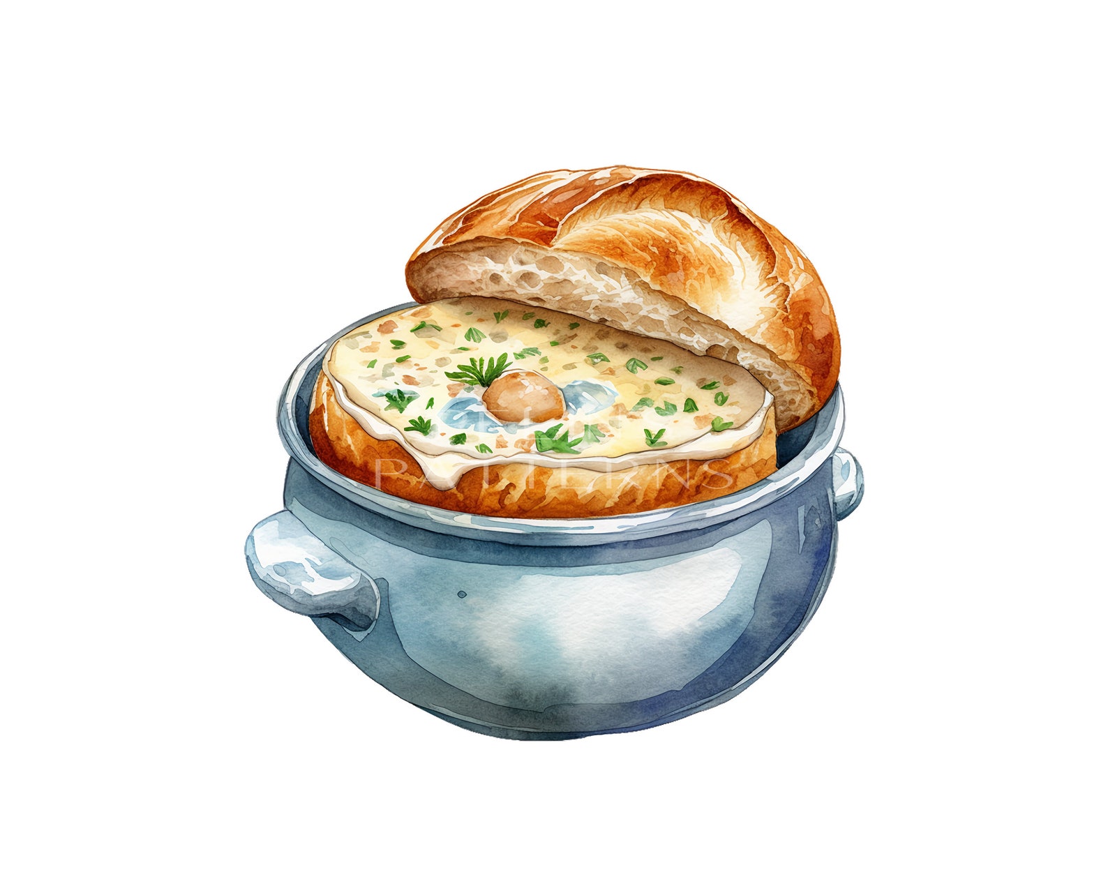 Food Clipart PNG, Clam Chowder - Etsy