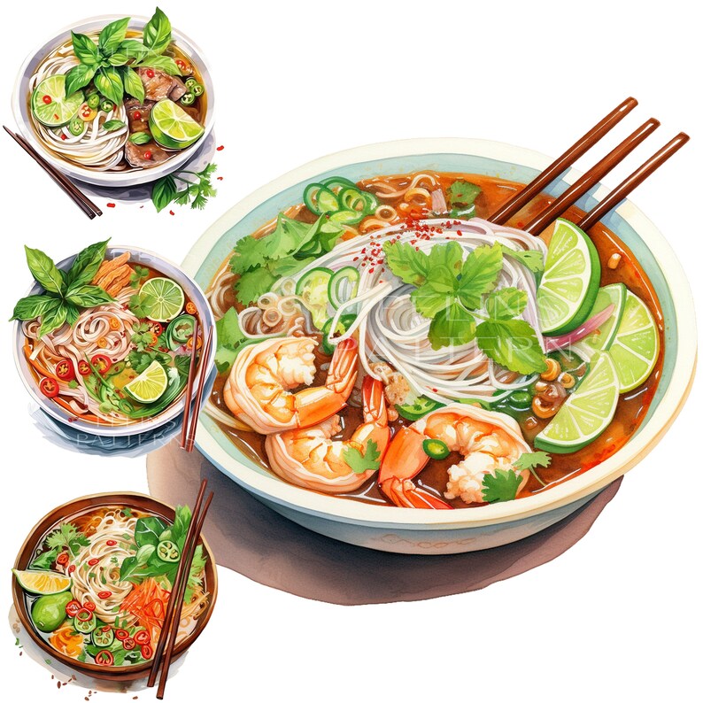 Pho Png Clipart - Etsy