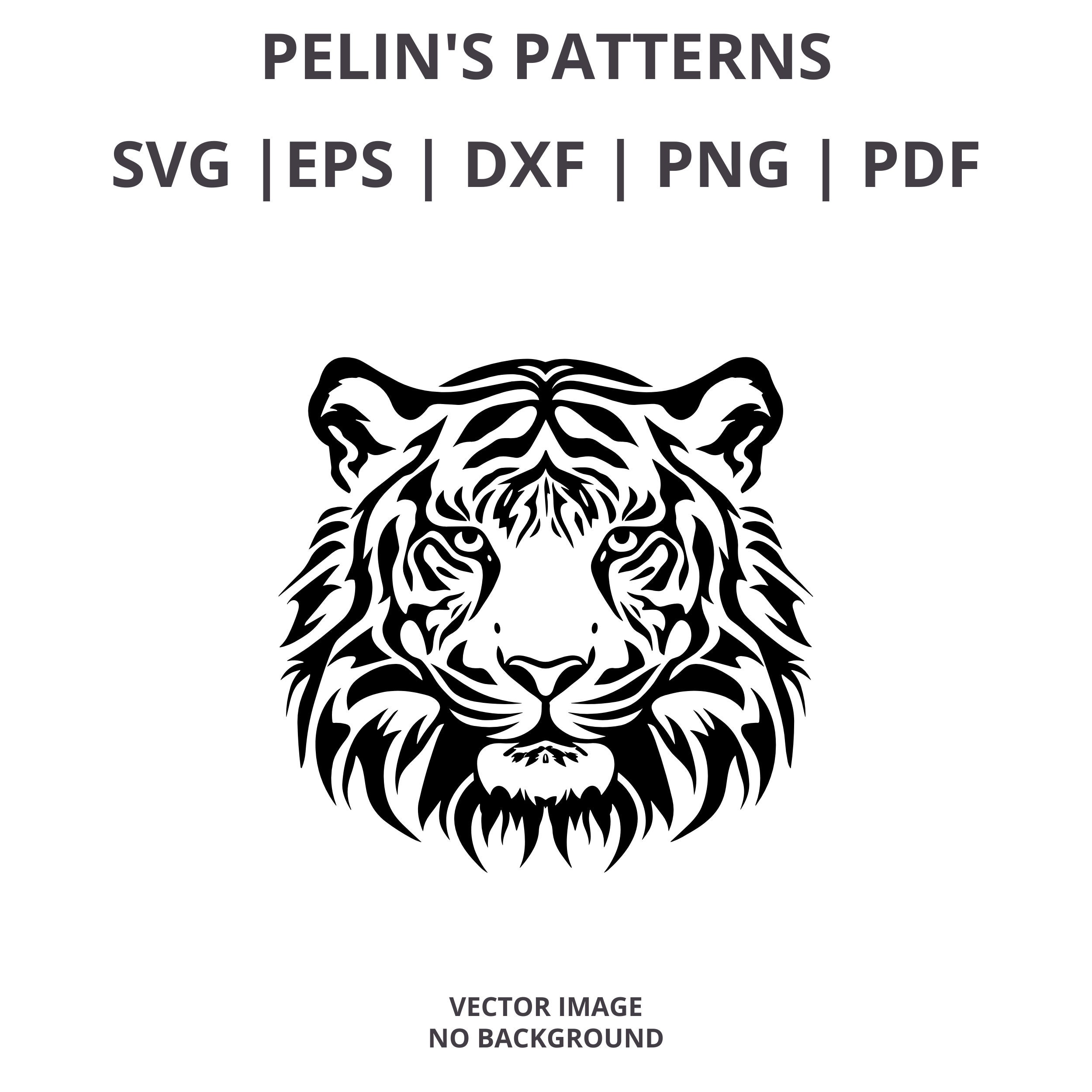 Tiger Svg, Tiger Clipart - Etsy
