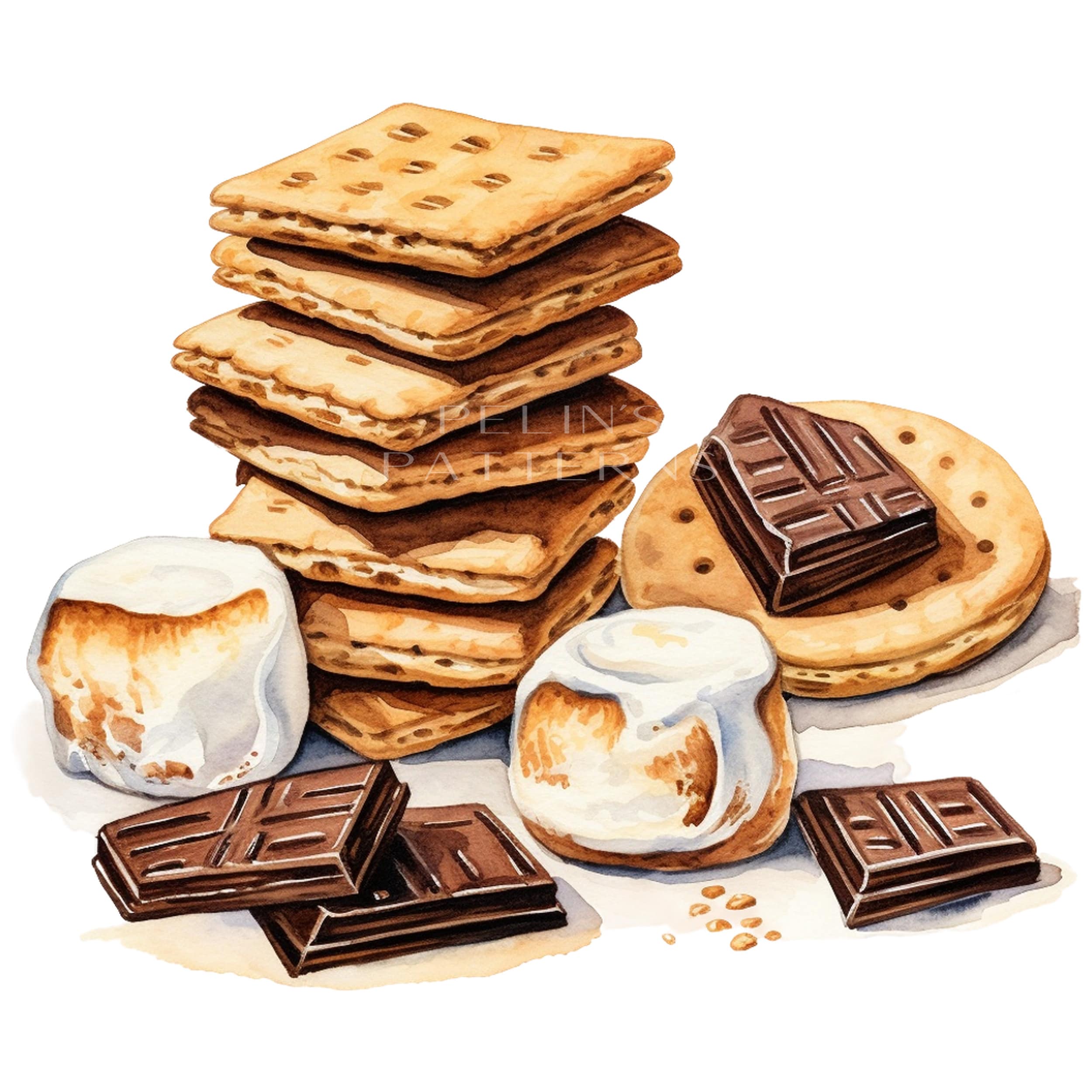 Smores Png Clipart - Etsy
