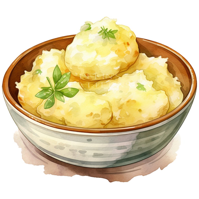 Mashed Potatoes Png Clipart - Etsy Australia