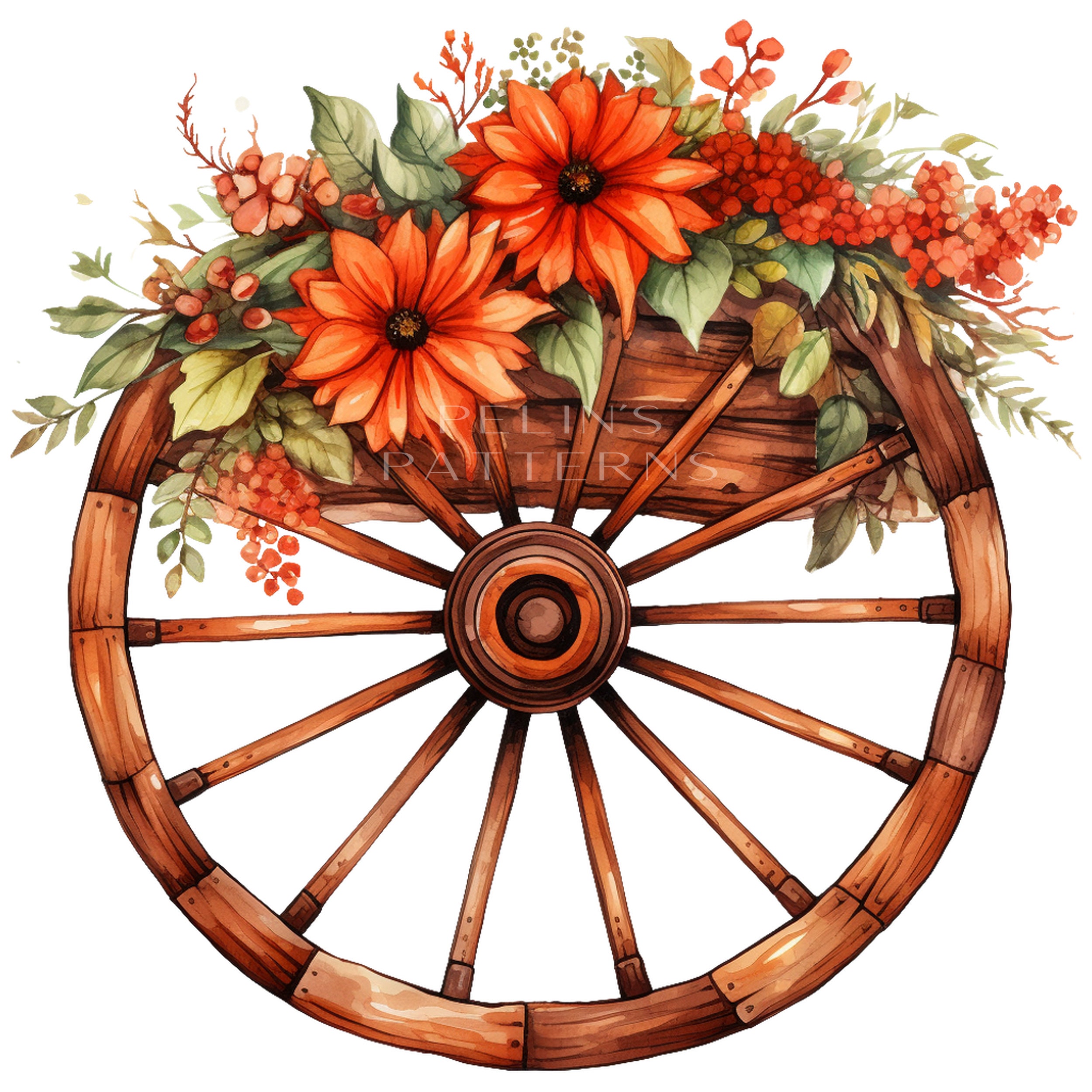 Wagon Wheel Png Clipart - Etsy