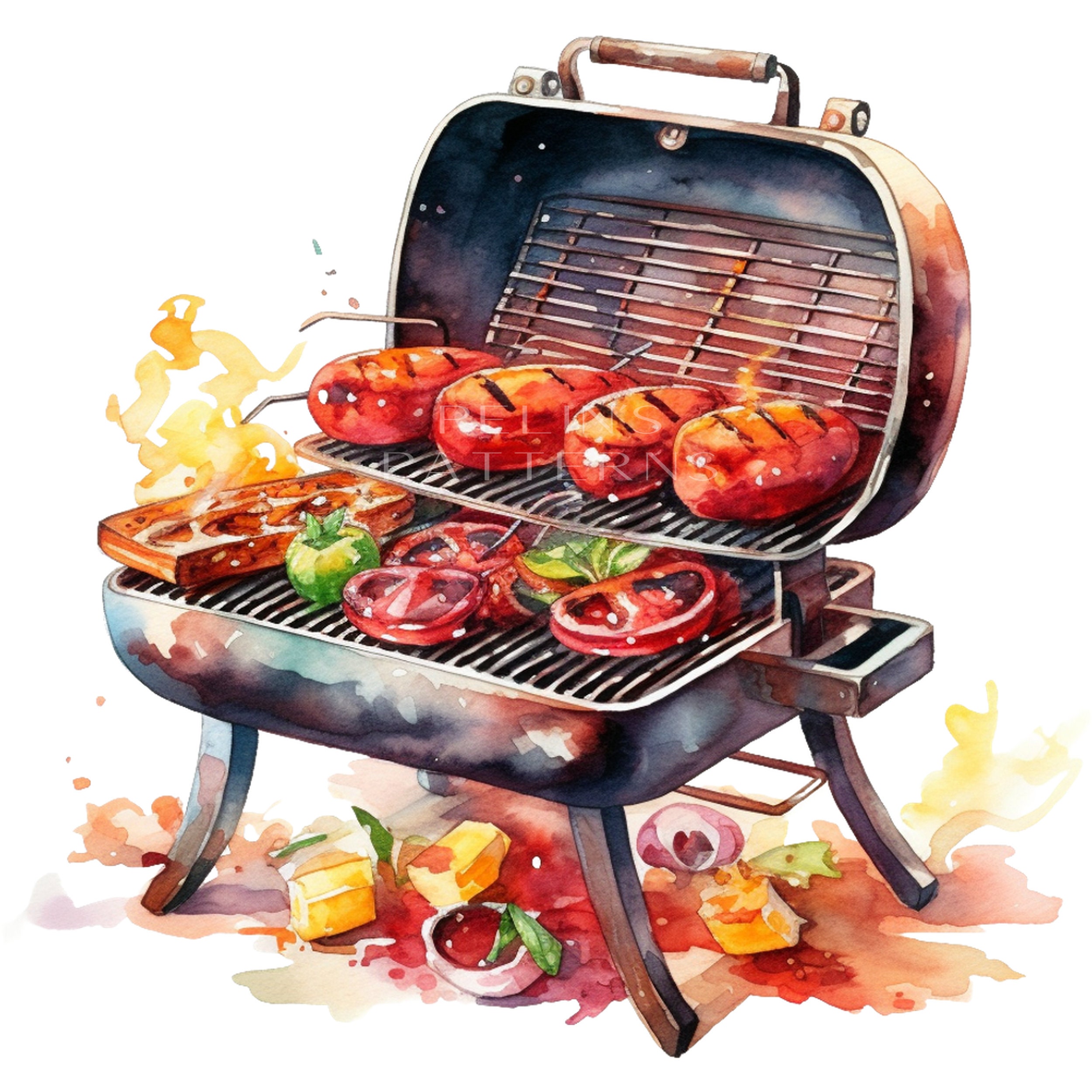 Grill Clipart PNG - Etsy