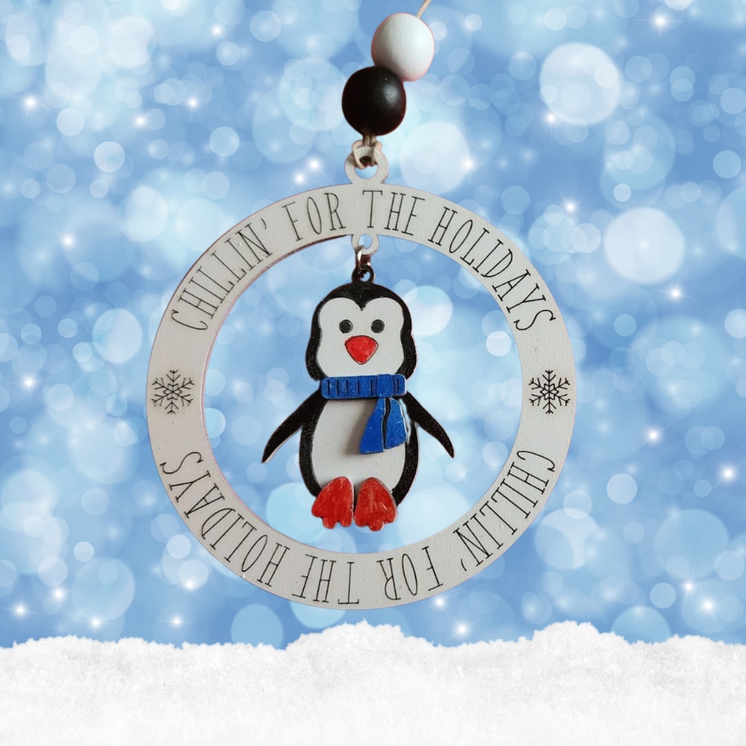 Penguin Christmas Ornaments, Cute Penguin, Gift for Penguin Lovers ...