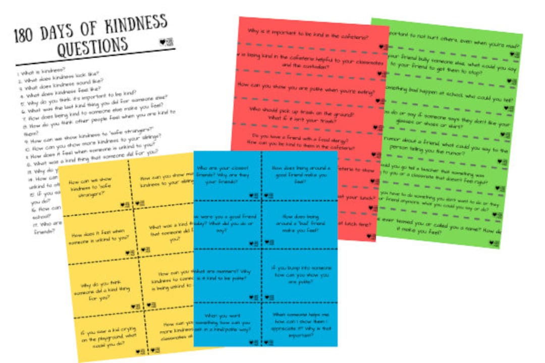 Kindness Activities: Question of the Day for SEL Curriculum Digital ...