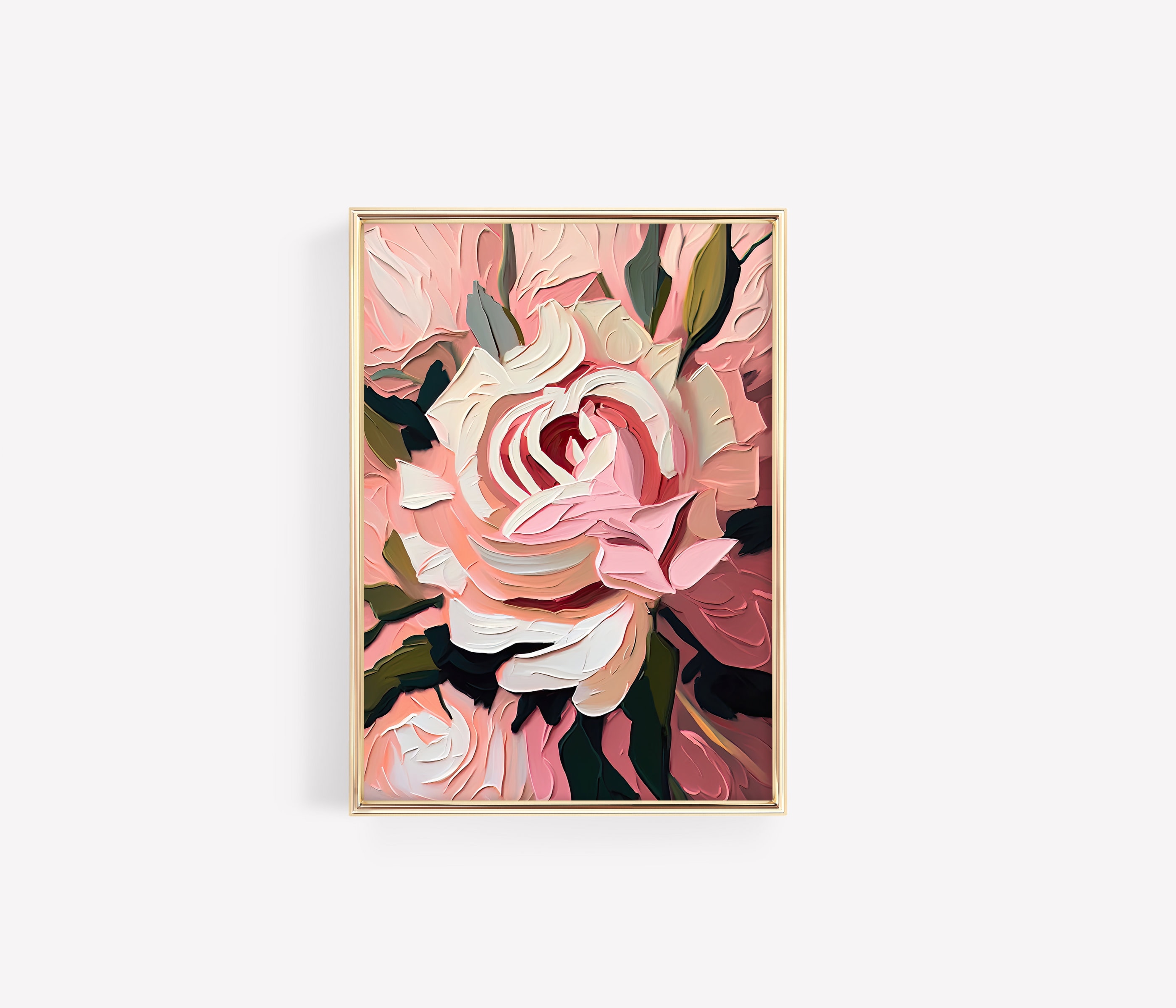Modern Rose Flower Print Floral Still Life Art Printable - Etsy