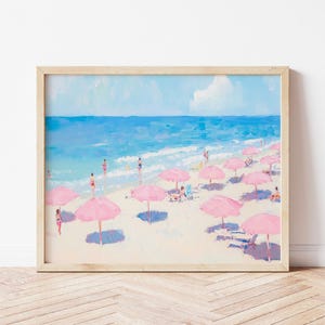 Multicolor Beach Seascape Painting | Digital Download Print | Matisse ...