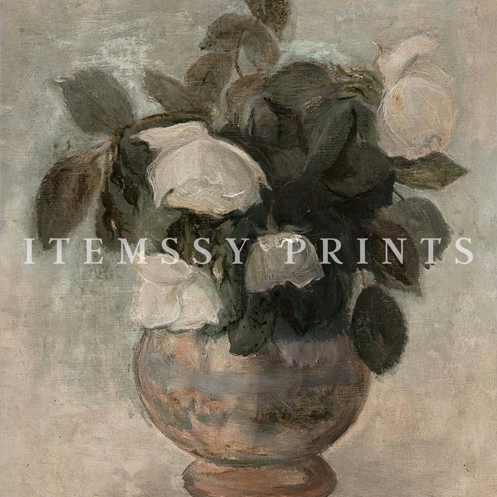 Neutrales Blumenstillleben Traditionelle Wohnkultur - Etsy.de