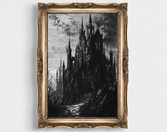 Oil Painting. Dracula Rising. VI Original Artwork. Painting. Print ...