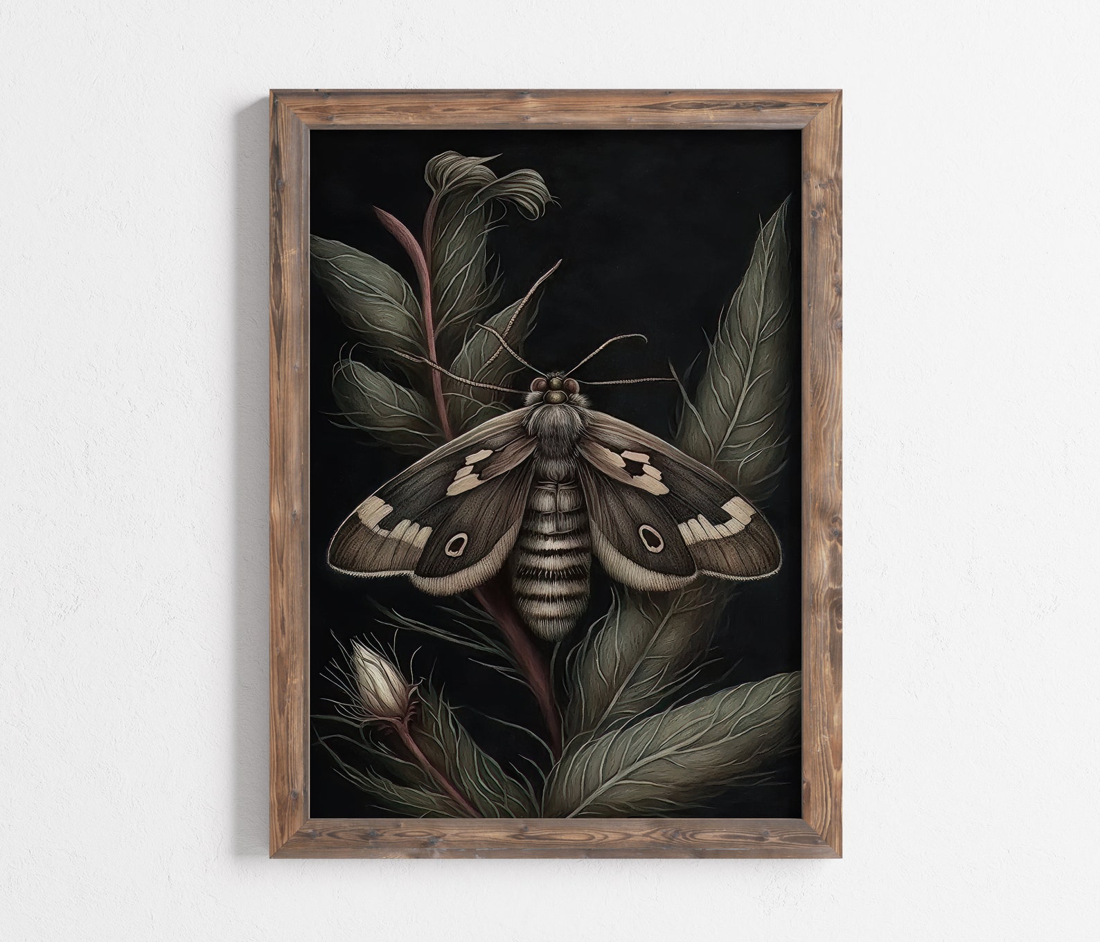 Dark Academia Oil Painting, Fairycore Print, Goblincore Decor ...