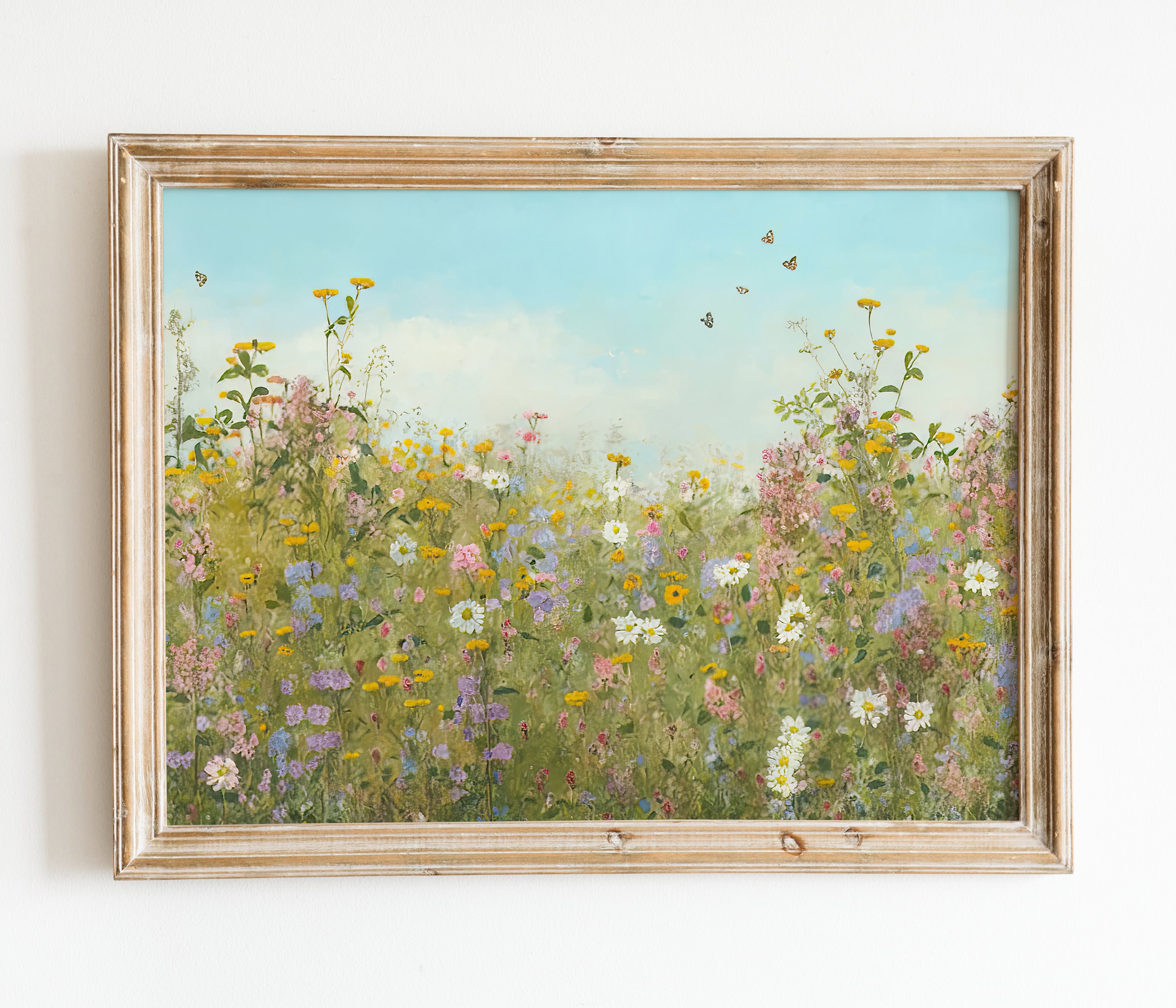 Printable Wildflower Field Landscape Print Printable Flower - Etsy