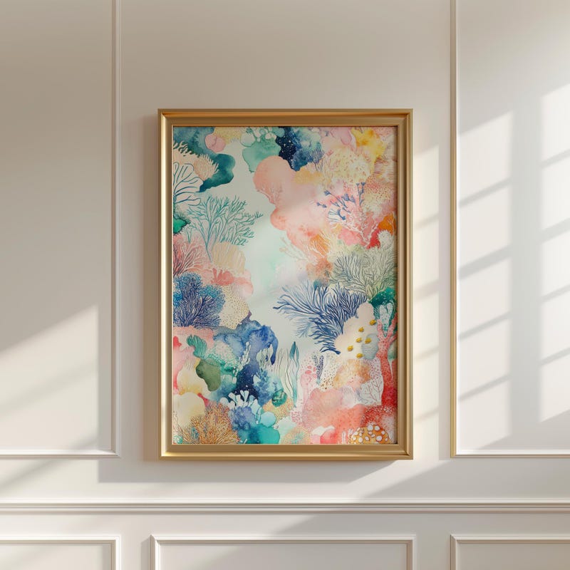 Coral Wall Art - Etsy
