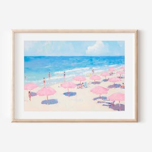 Multicolor Beach Seascape Painting | Digital Download Print | Matisse ...