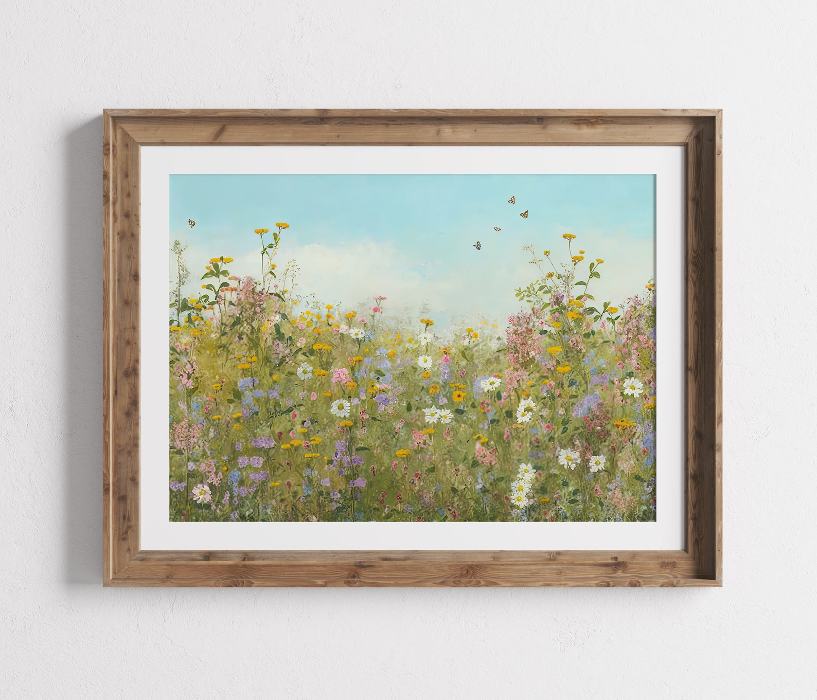 Printable Wildflower Field Landscape Print Printable Flower - Etsy