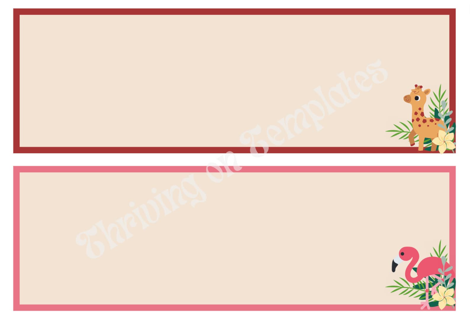 Classroom Name Tags Template | Printable | 3 Pages - Etsy