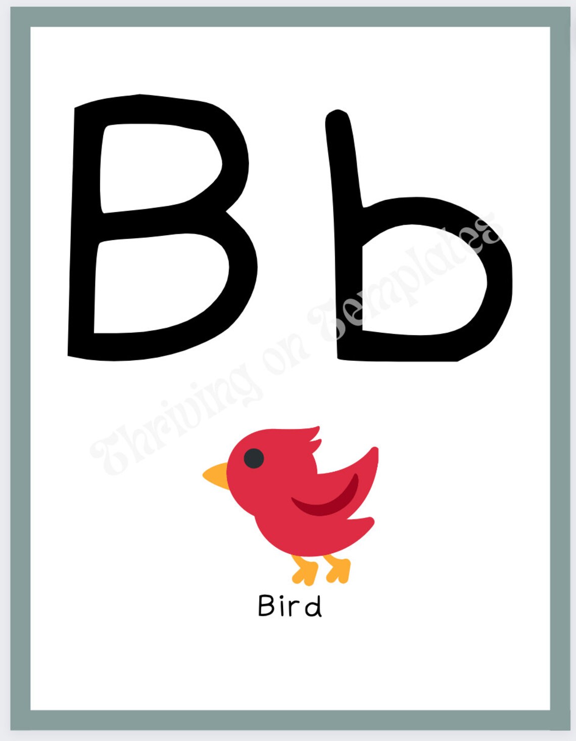 Alphabet Template | Printable | 26 Pages - Etsy