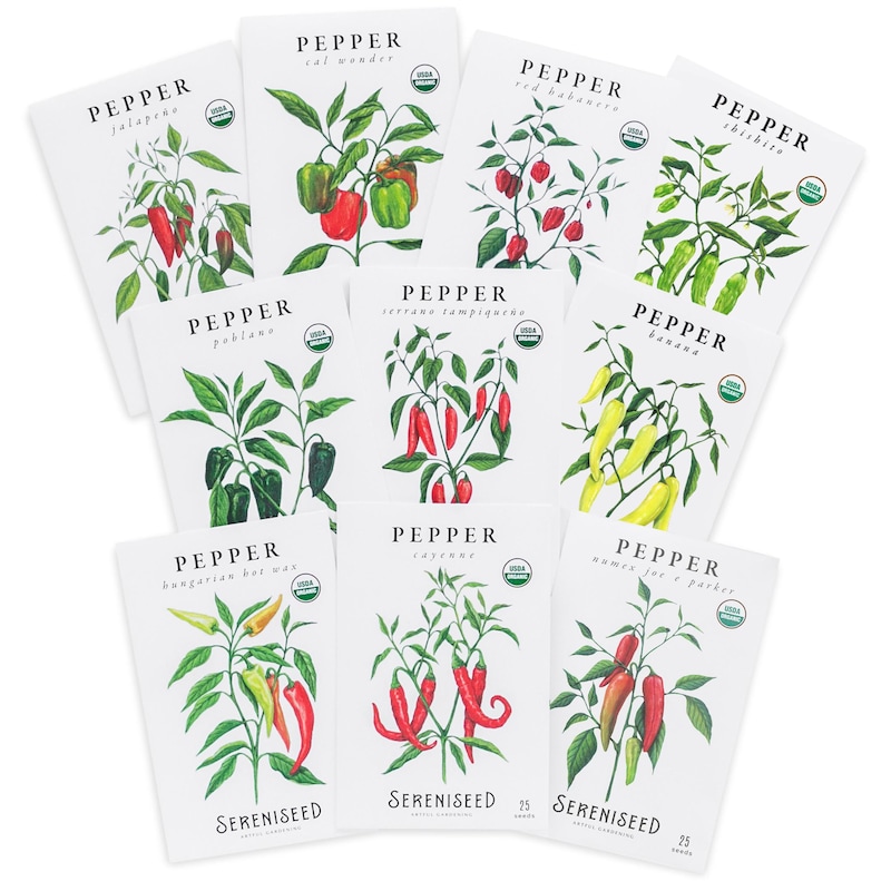 Variety Hot Pepper Packs - Etsy